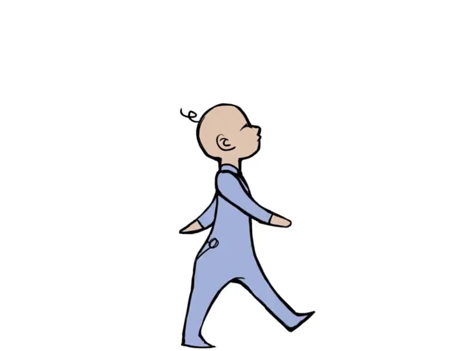 ArtStation - Baby Walk Cycle - Toon Boom Harmony