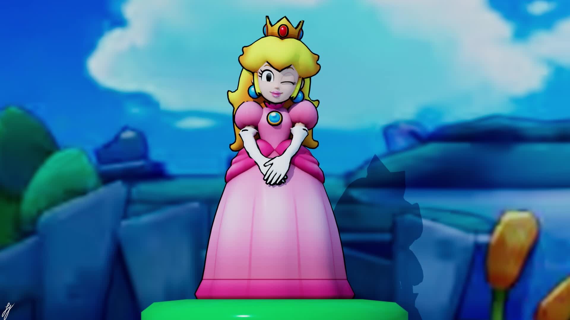 ArtStation - MARIO AND LUIGI BROTHERSHIP (PRINCESS PEACH)