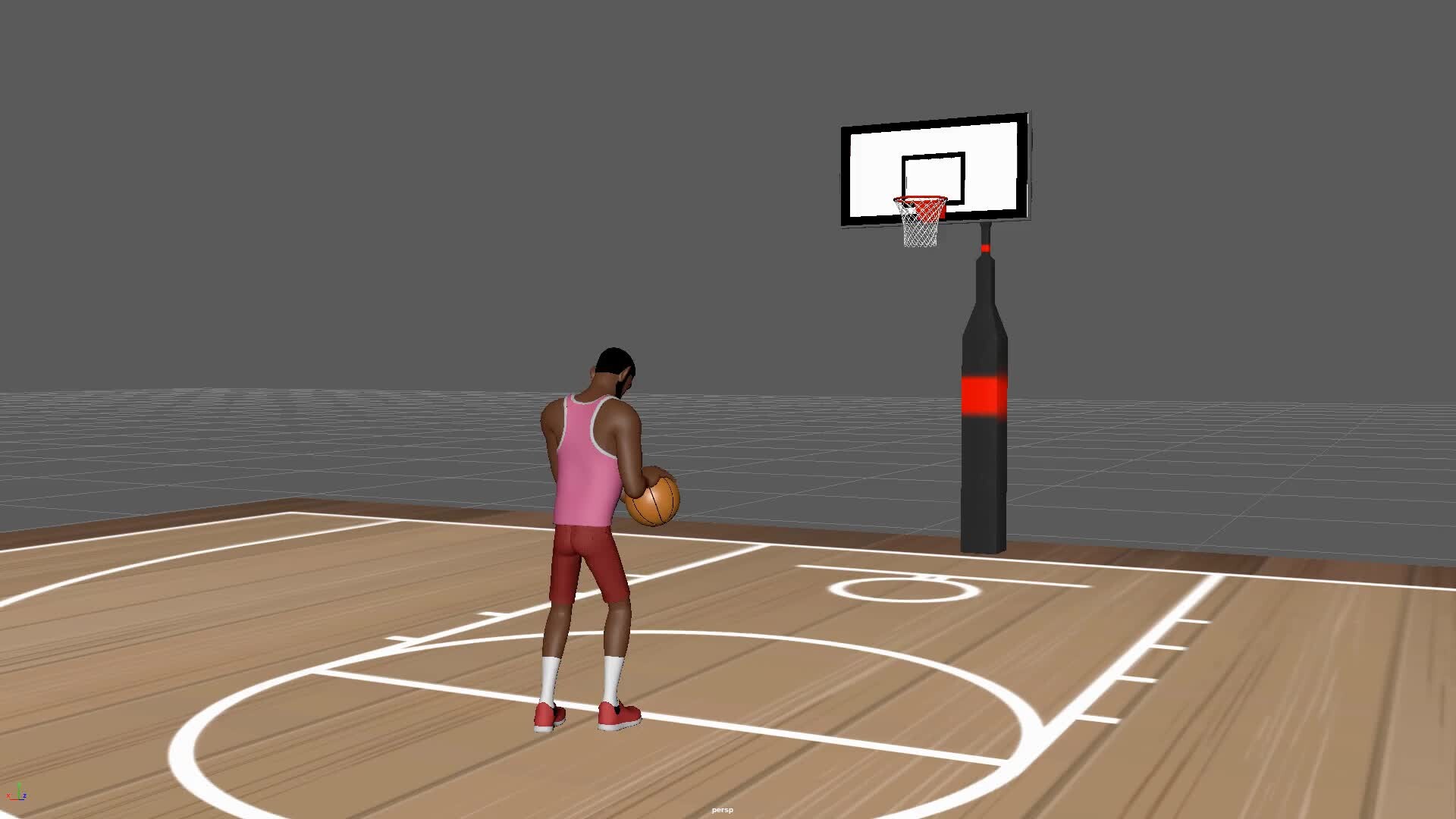 ArtStation - basket ball free throw animation