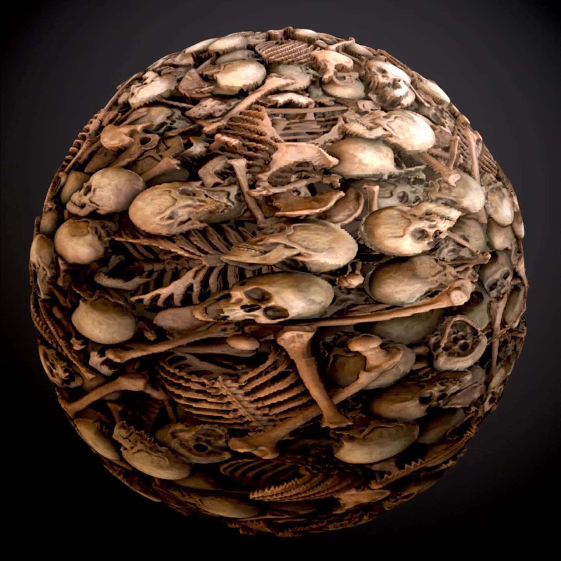 ArtStation - Bone Pile Material