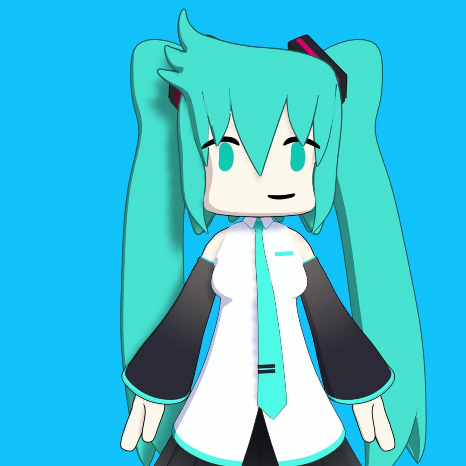 ArtStation - miku catoon