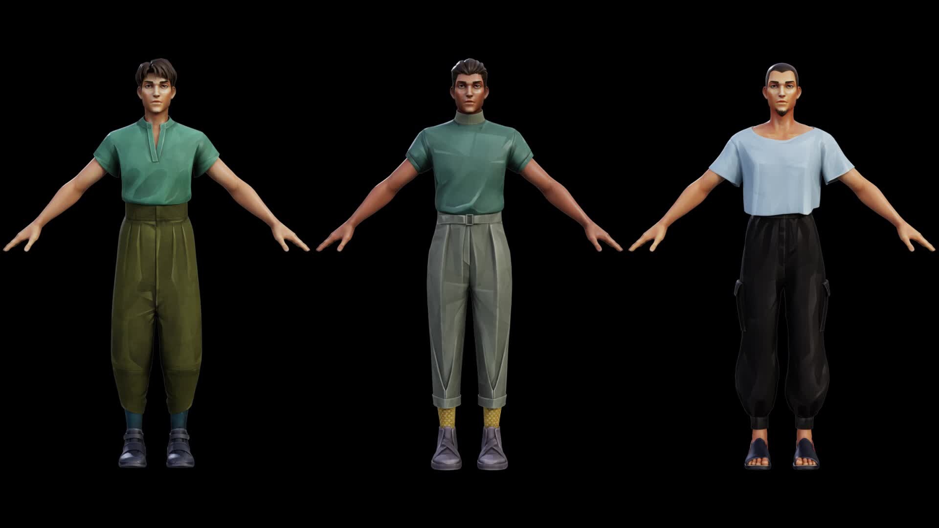 ArtStation - Extra Characters Tokyo Override Netflix