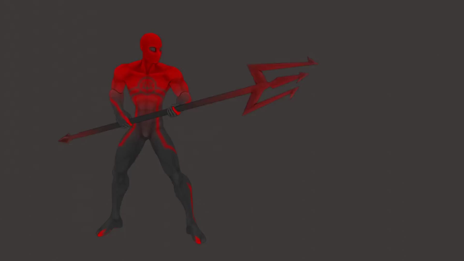 ArtStation - Three-Hit combo animation- Trident Rig