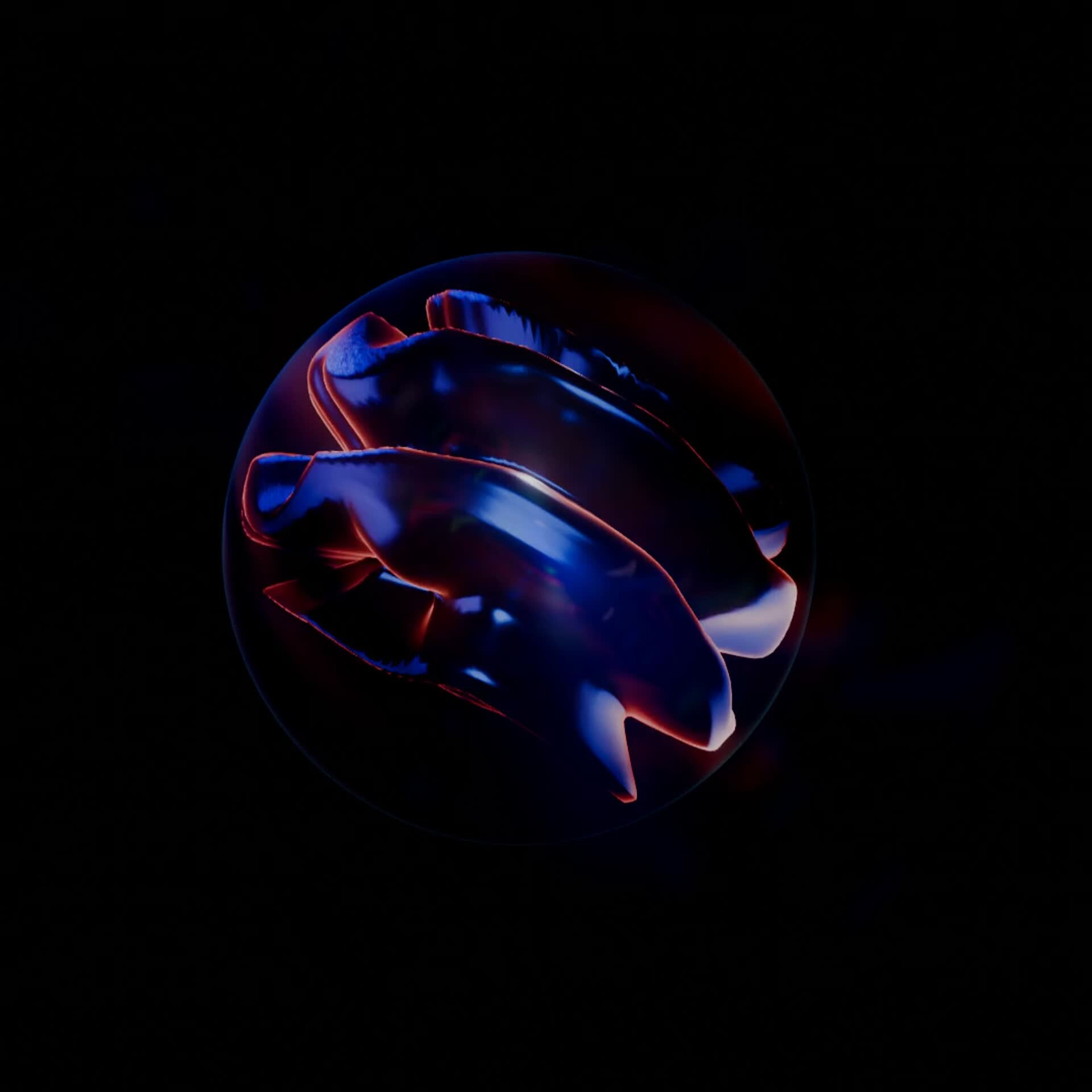 ArtStation - 3D Siri-type UI Orb