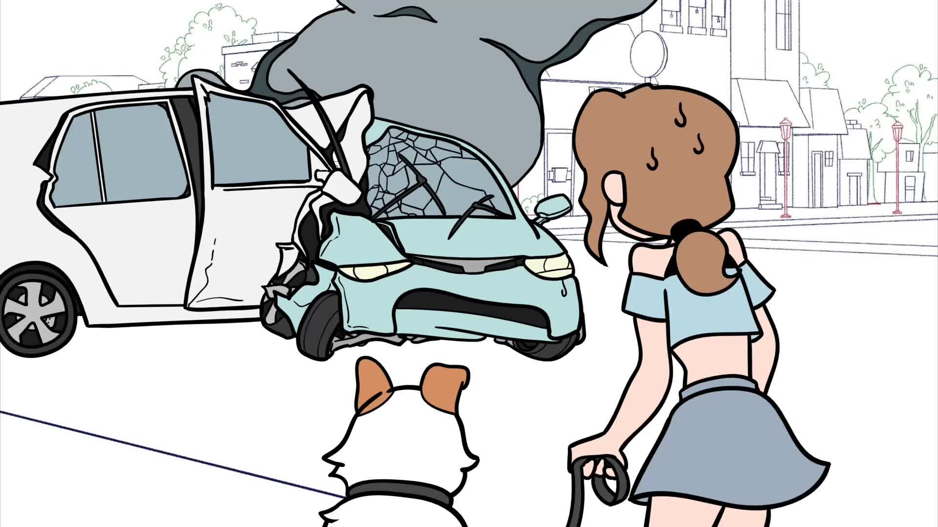 ArtStation - A clip of 2d animation:)