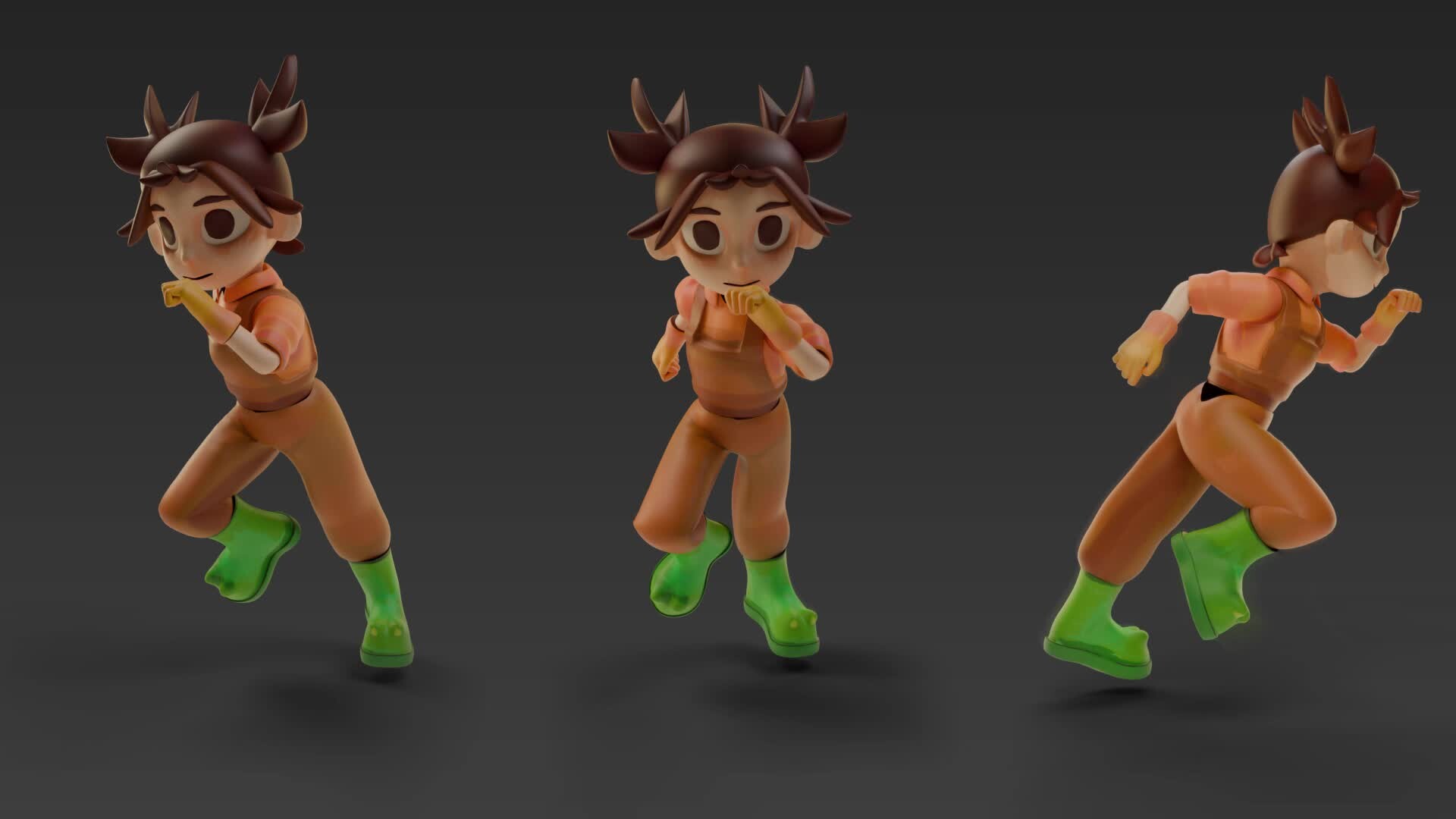 ArtStation - Character Run/Idle Animation Cycle