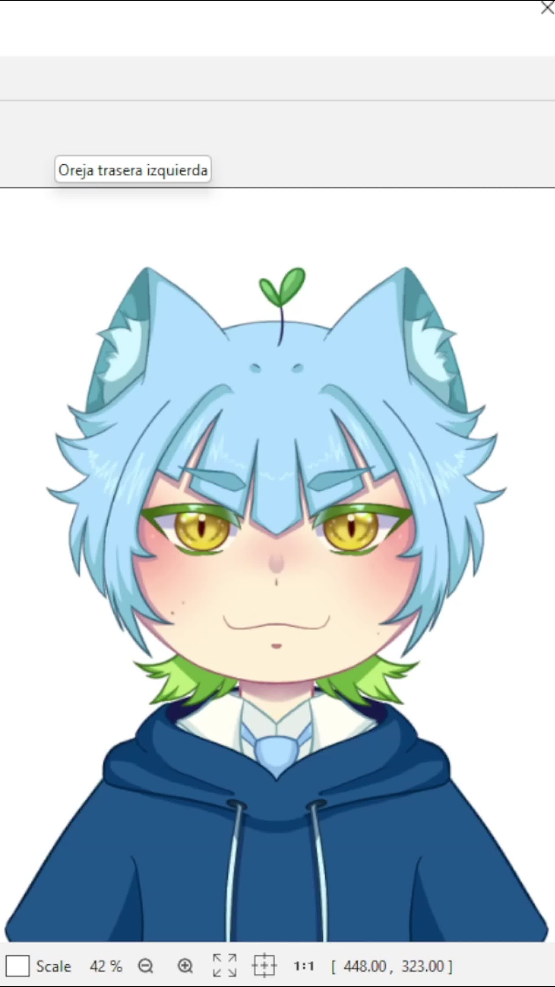 ArtStation - Vtuber Avatar Live 2D Model Eyes Rigg