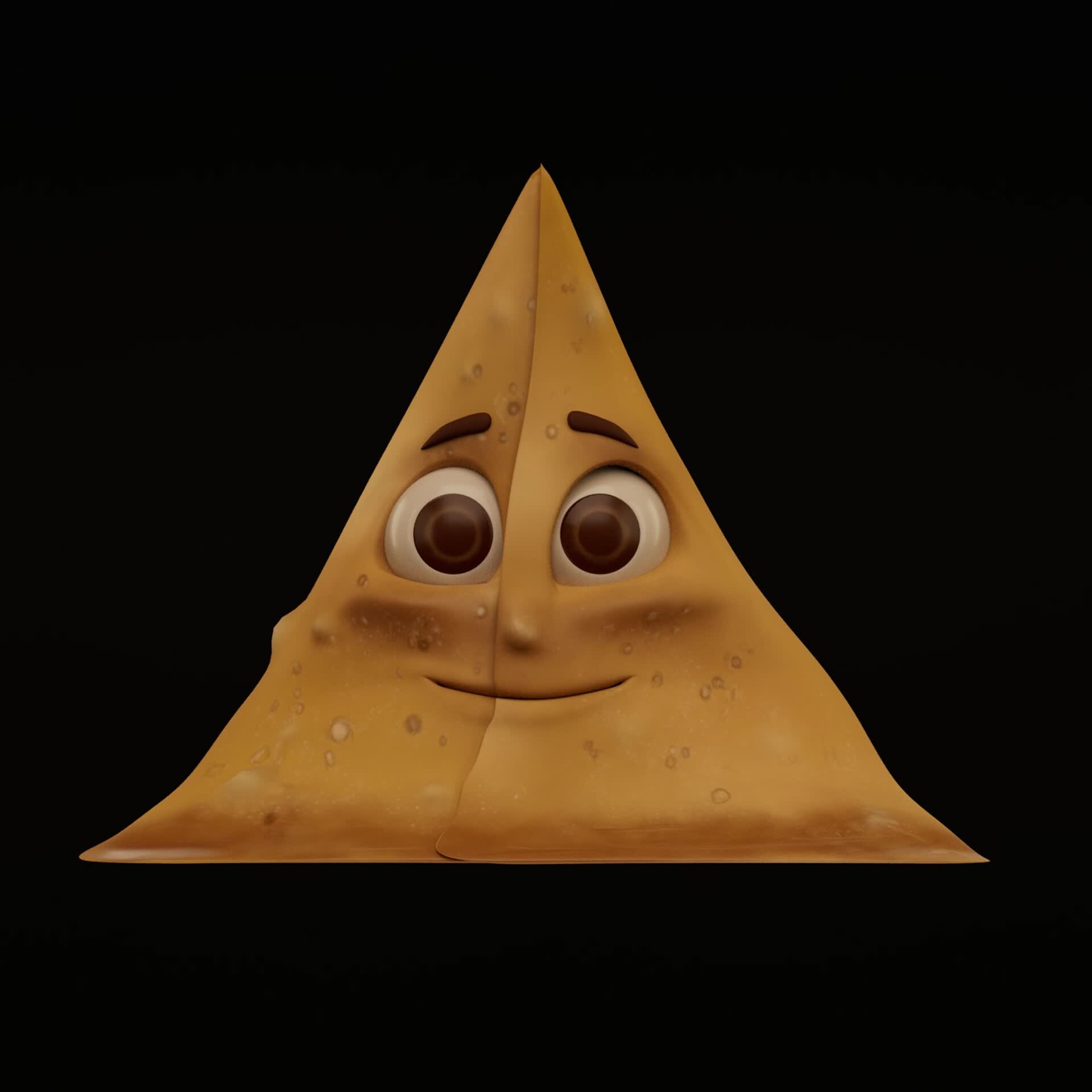 ArtStation - Samosa Delight - A 3D Culinary Masterpiece