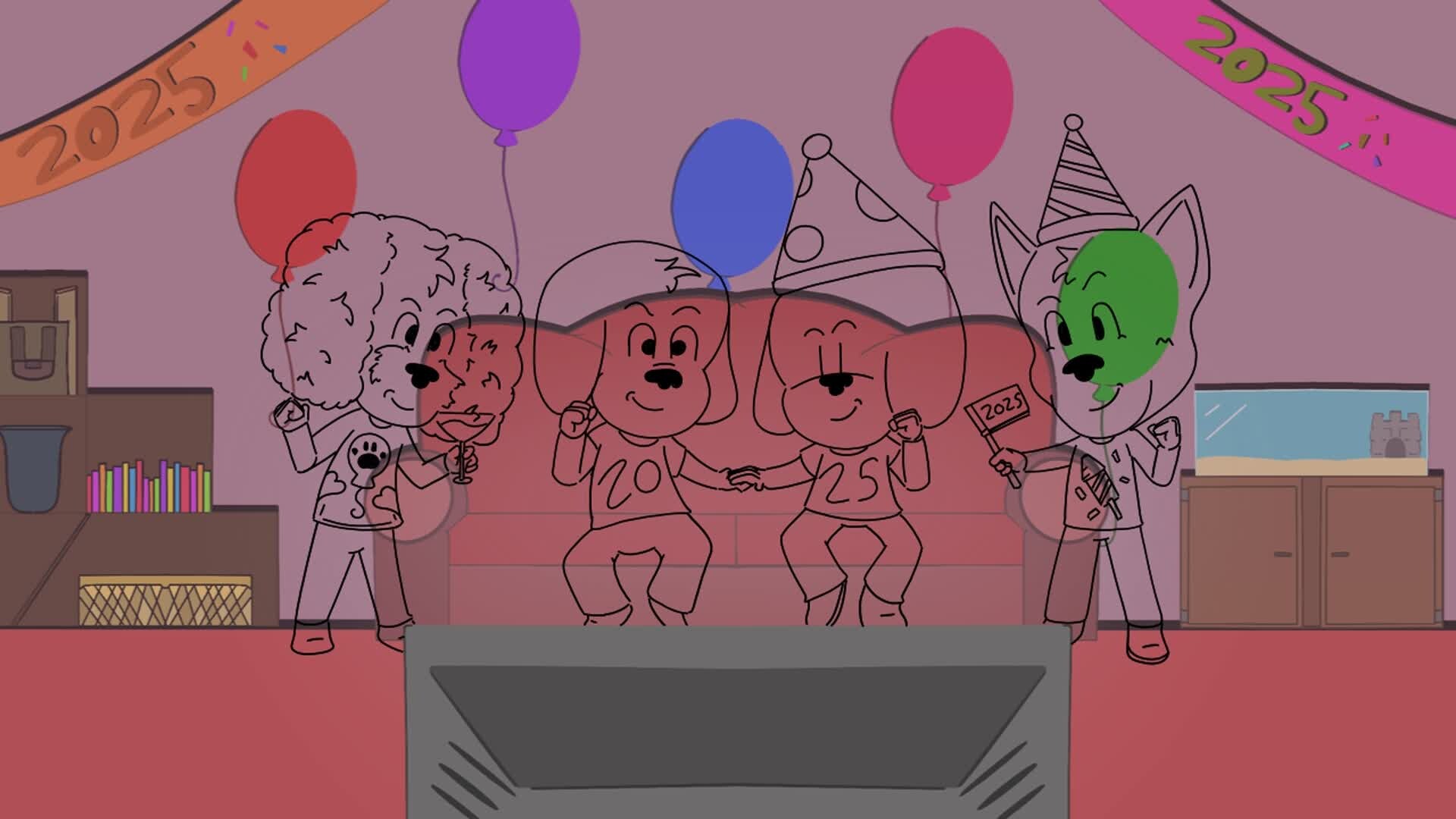 ArtStation - spring elks celebrational count down, full animation tomorrow