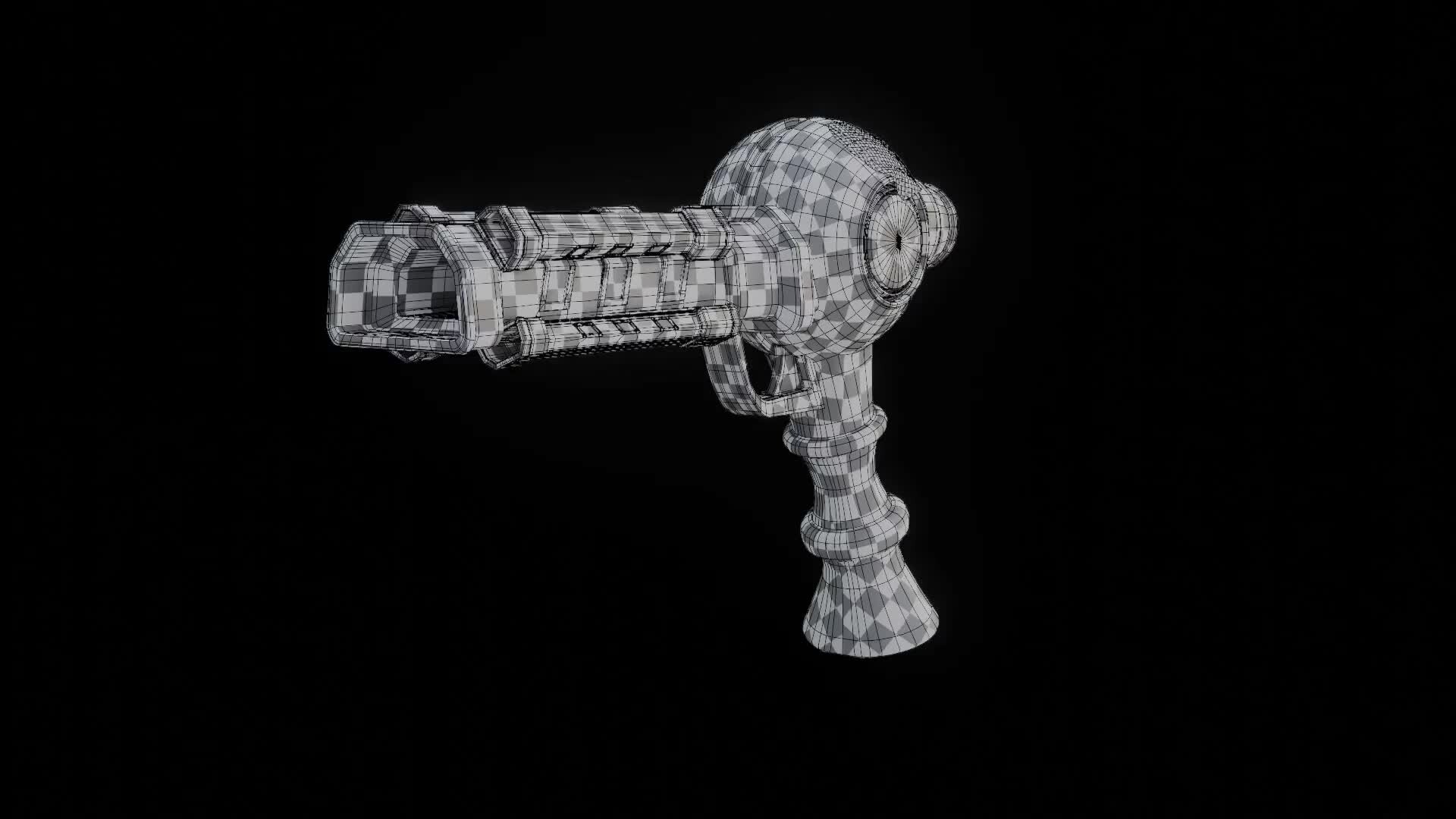 ArtStation - Retro Sci Fi Gun