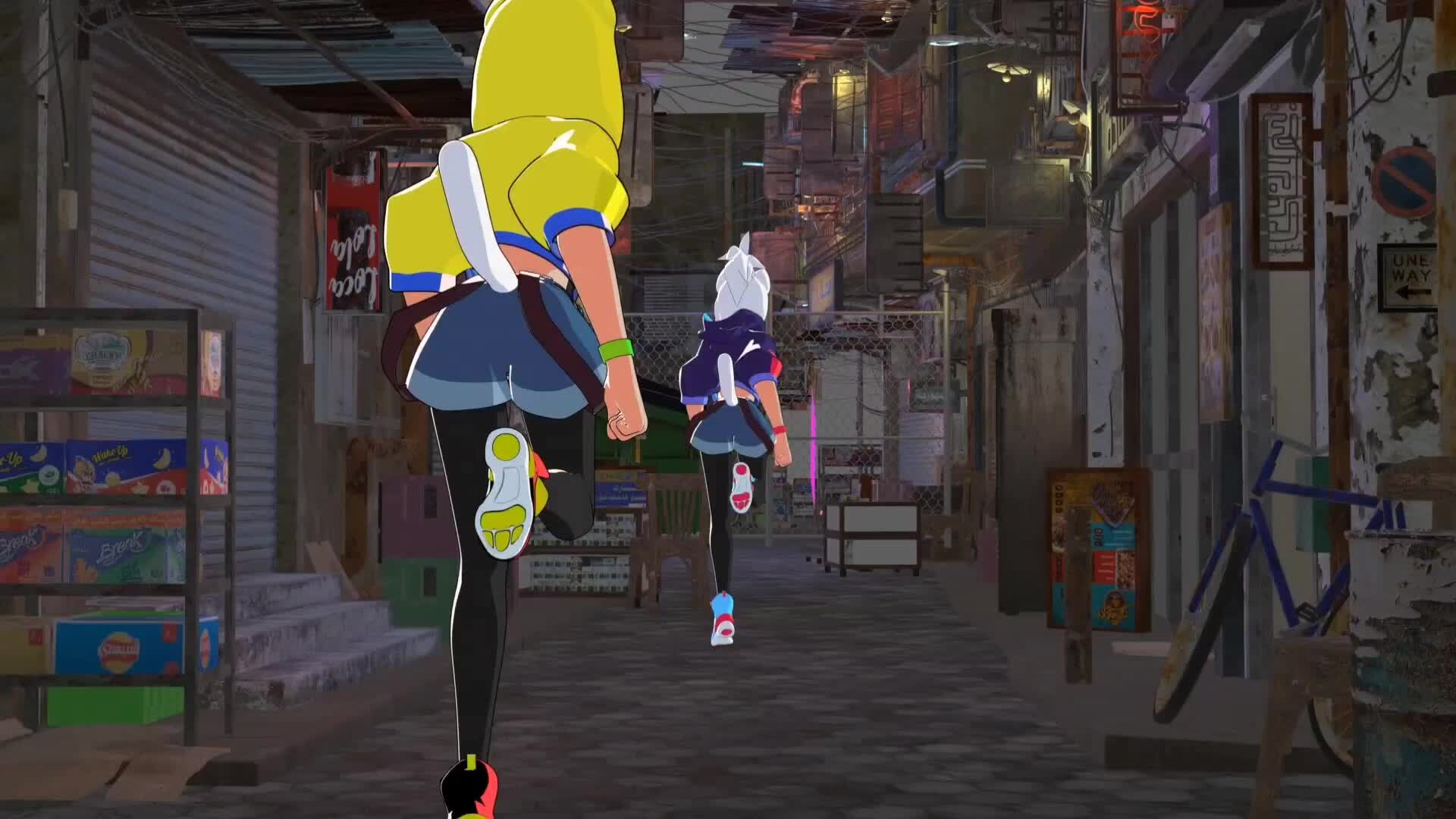 ArtStation - The character chasing animation