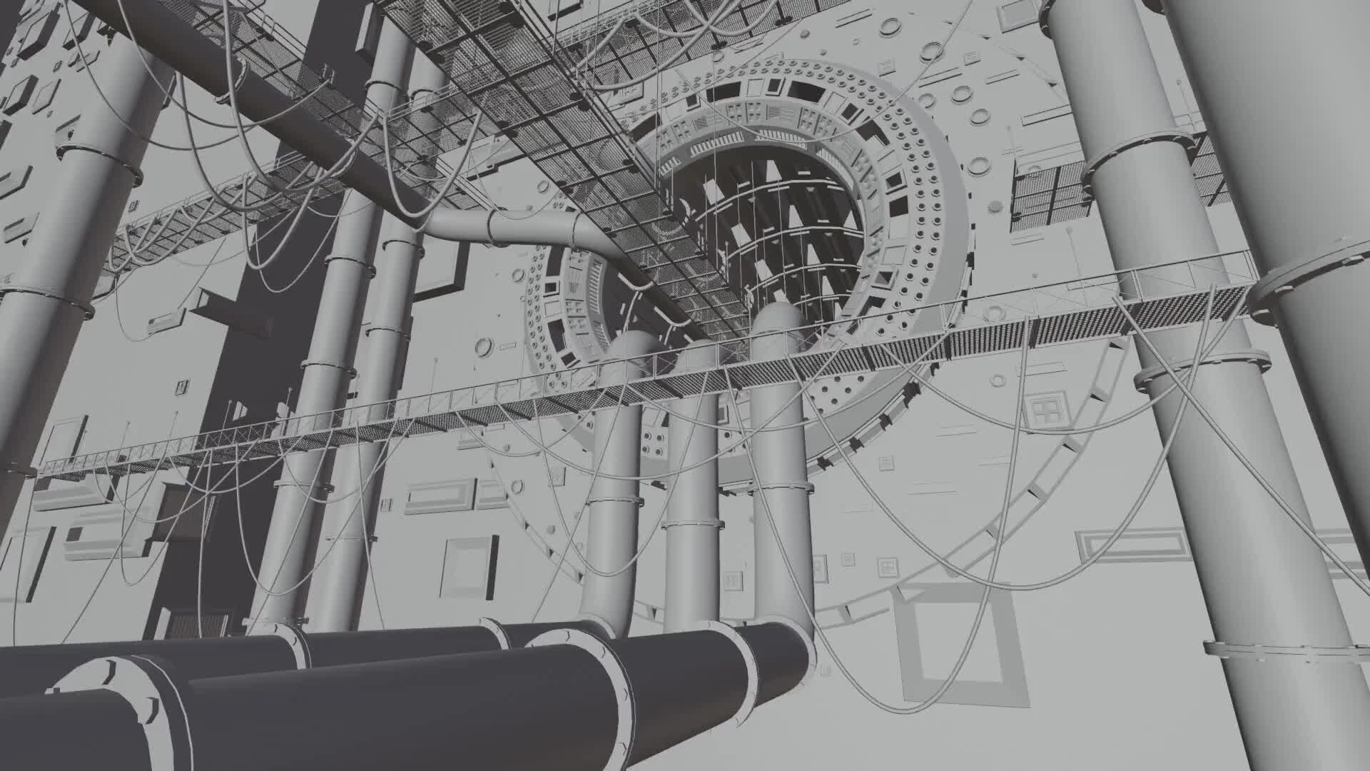 ArtStation - Cool tunnle to power supply