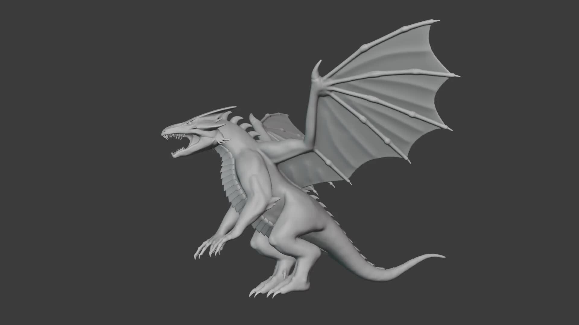 ArtStation - Dragon Digital Sculpture