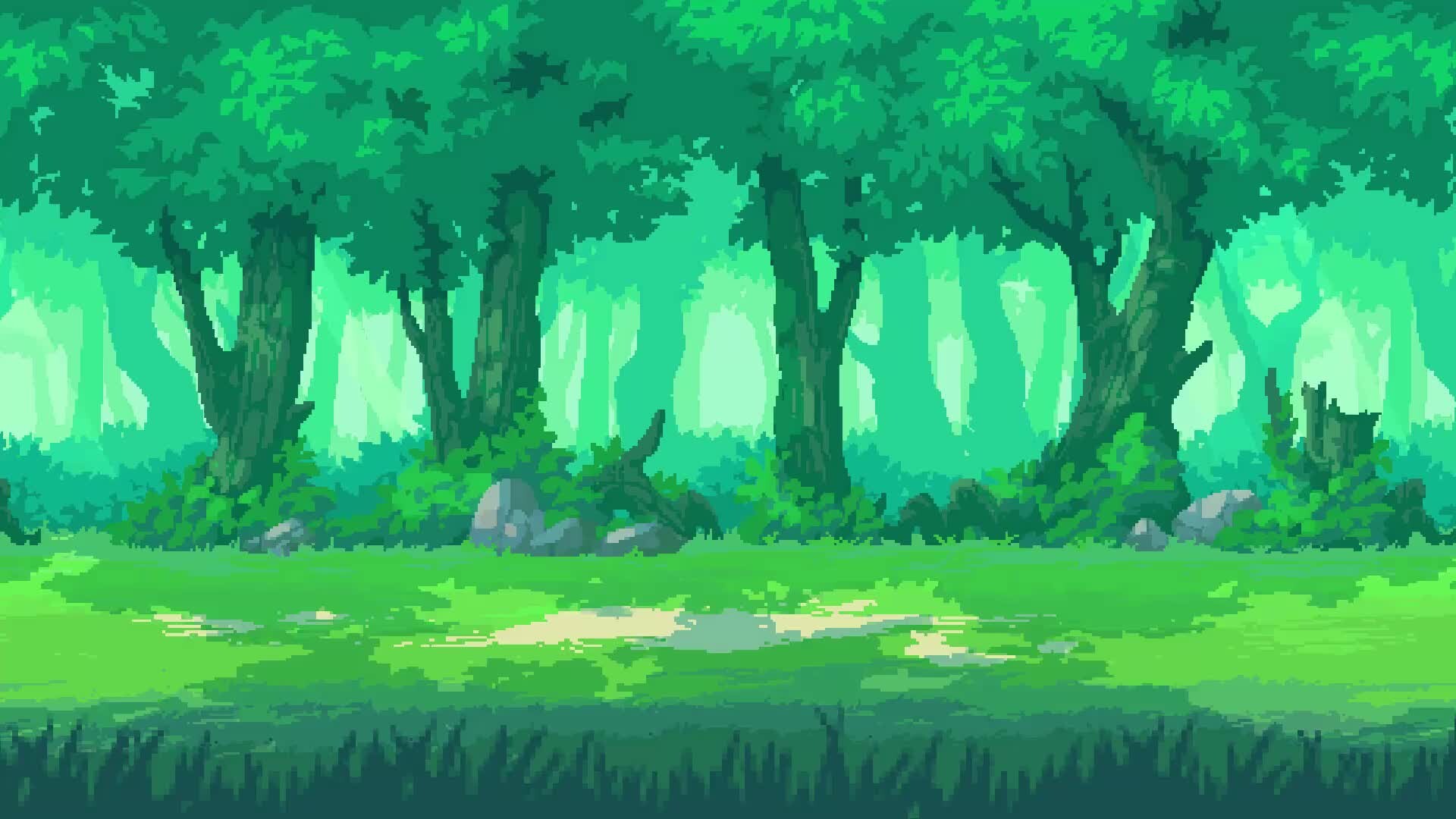 ArtStation - 2501_PIXEL ART STUDY_FOREST