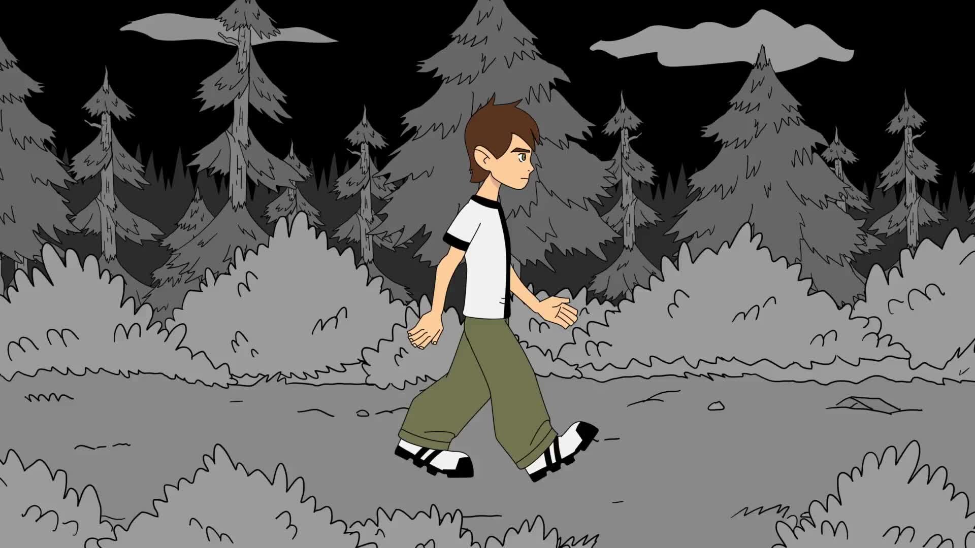 ArtStation - Ben 10 Walk Cycle