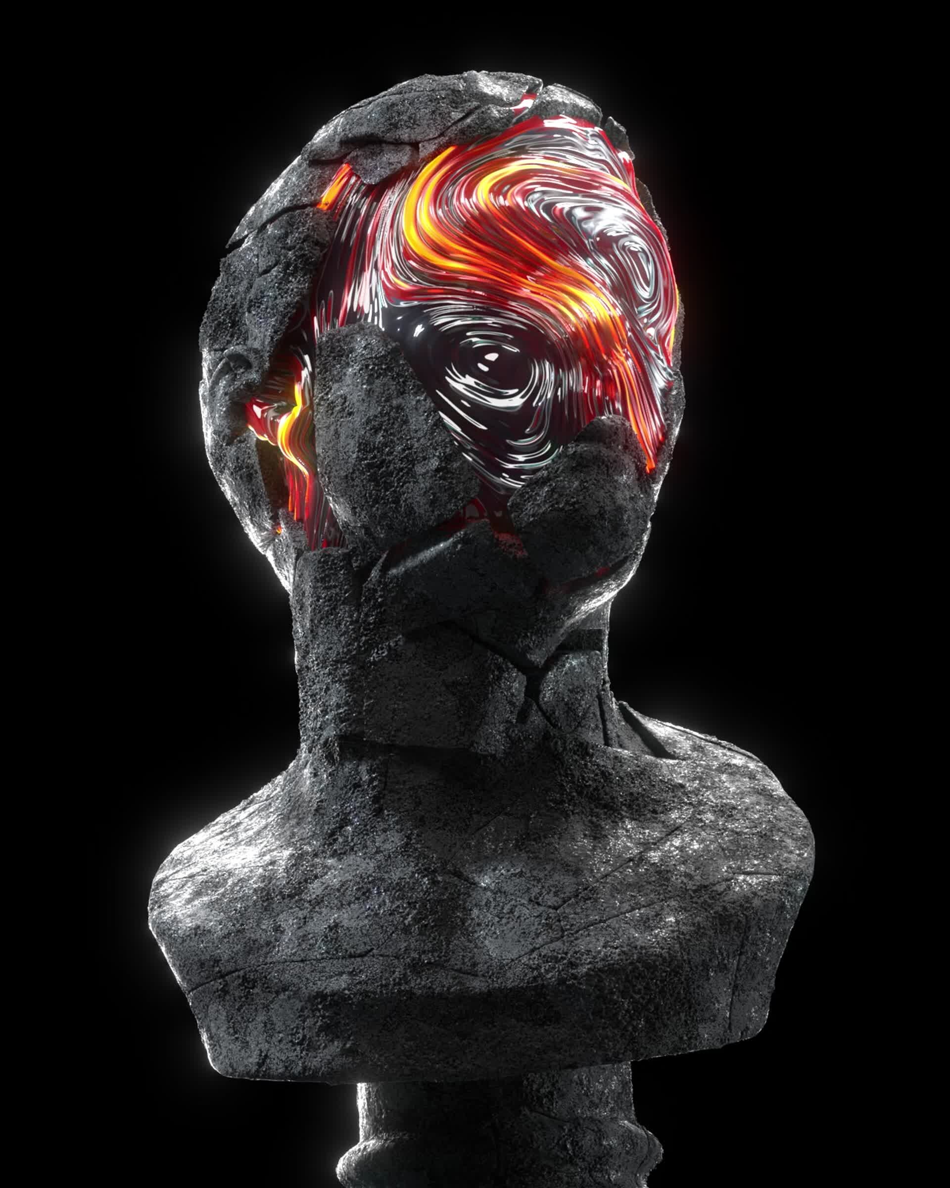 ArtStation - Fractured Statue