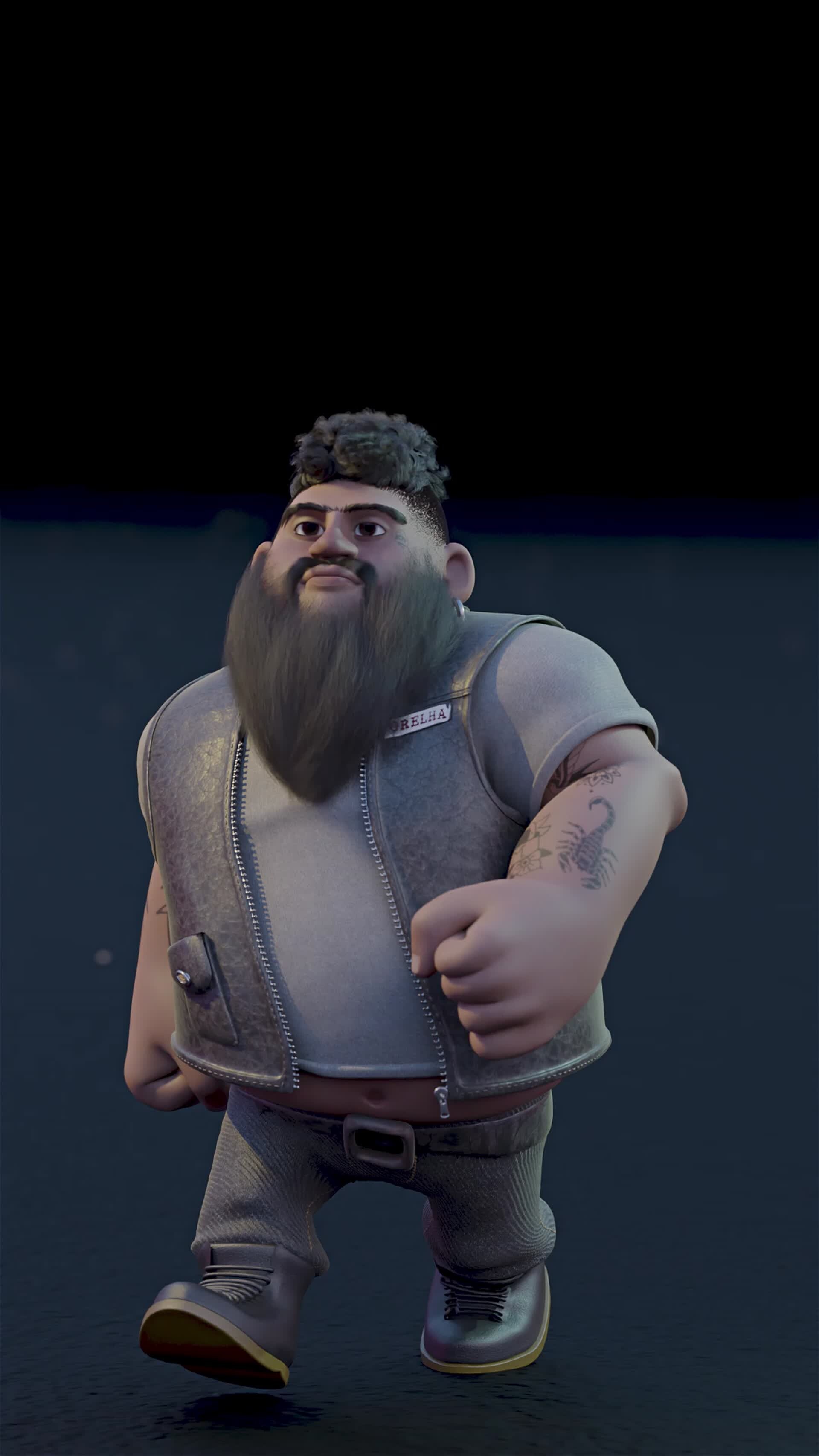 ArtStation - Hells Angels Boy Called "Orelha"