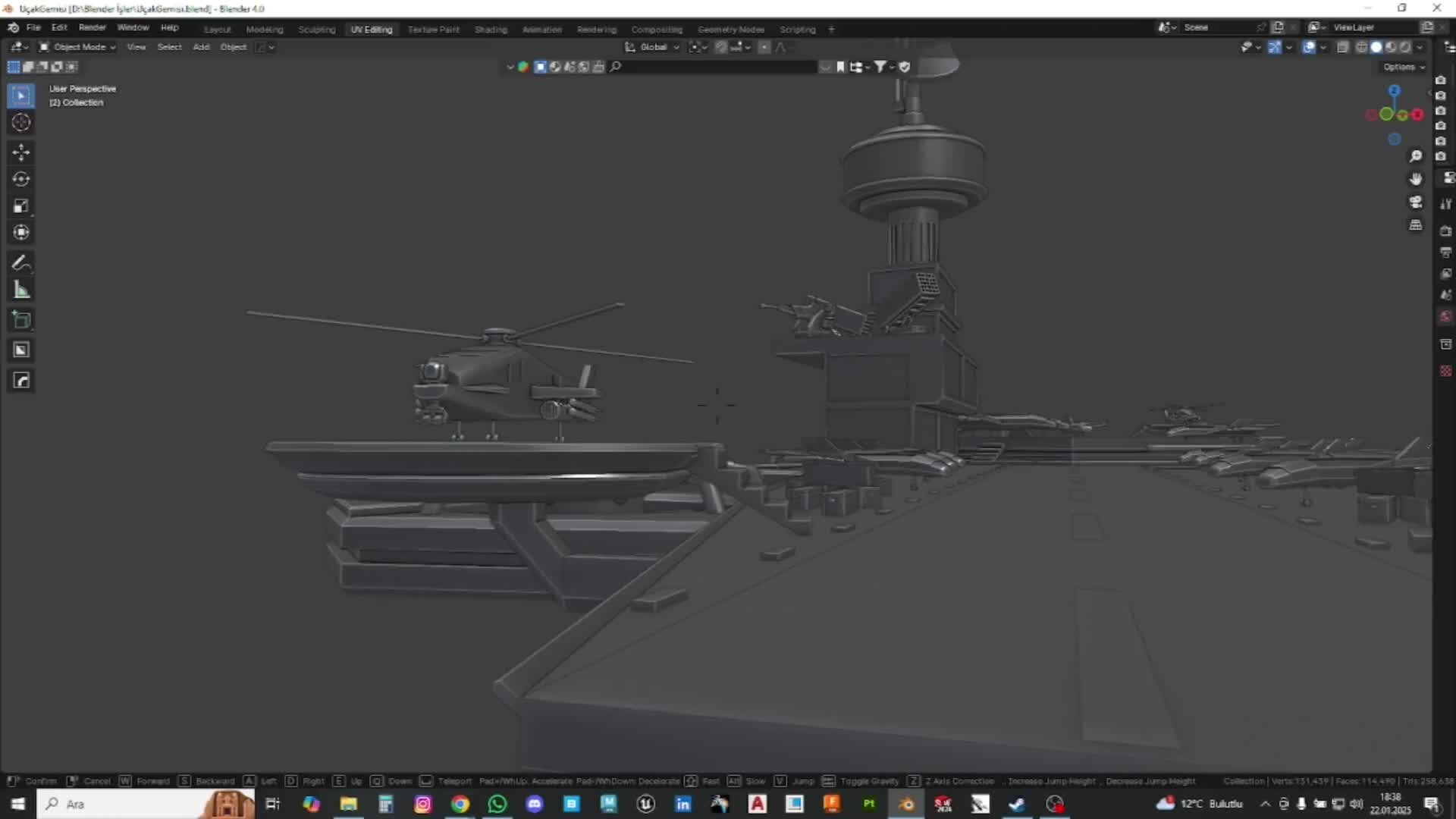 ArtStation - Aircraft Carrier Design