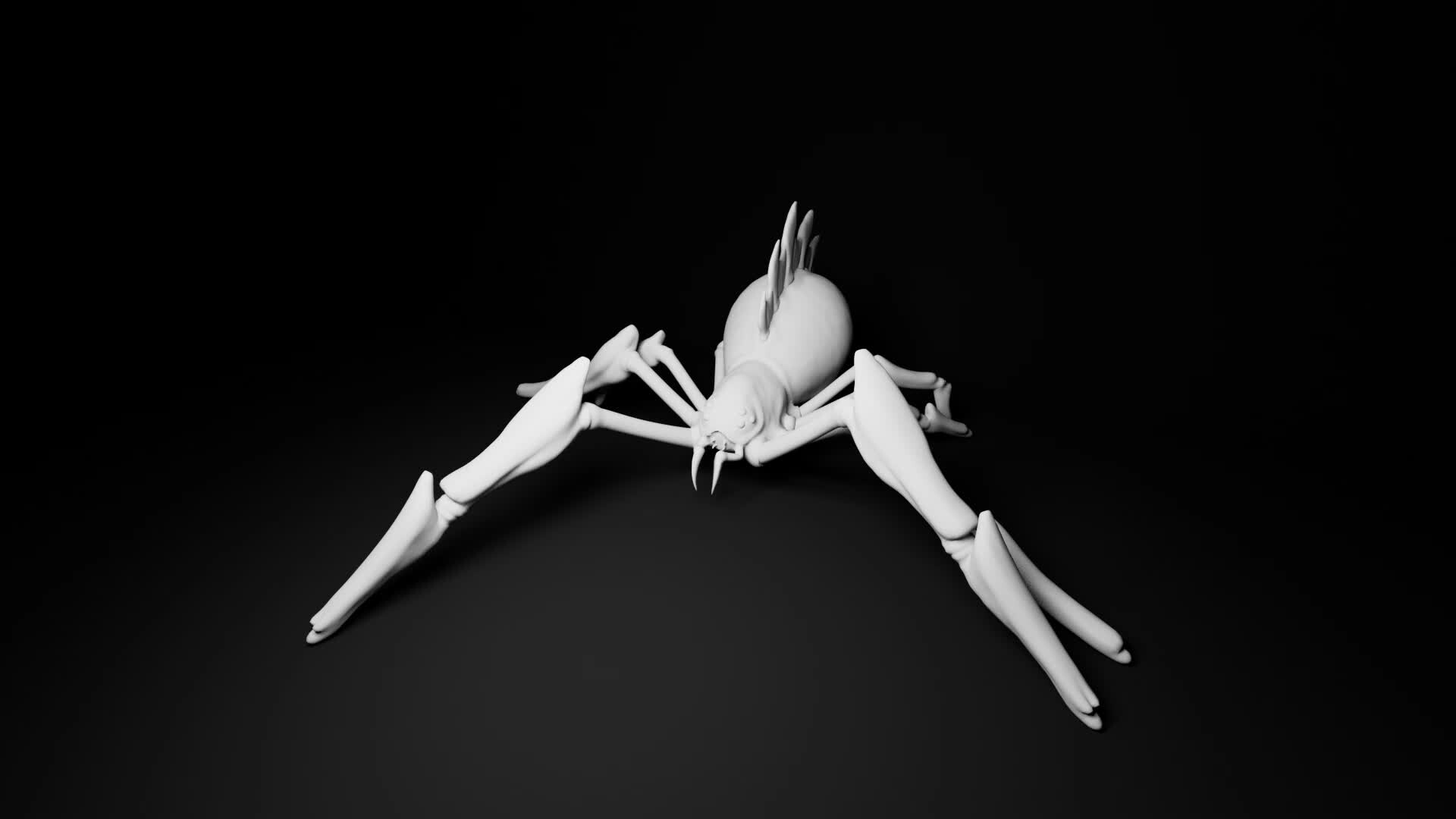 ArtStation - Animation and rigging Mutant Spider