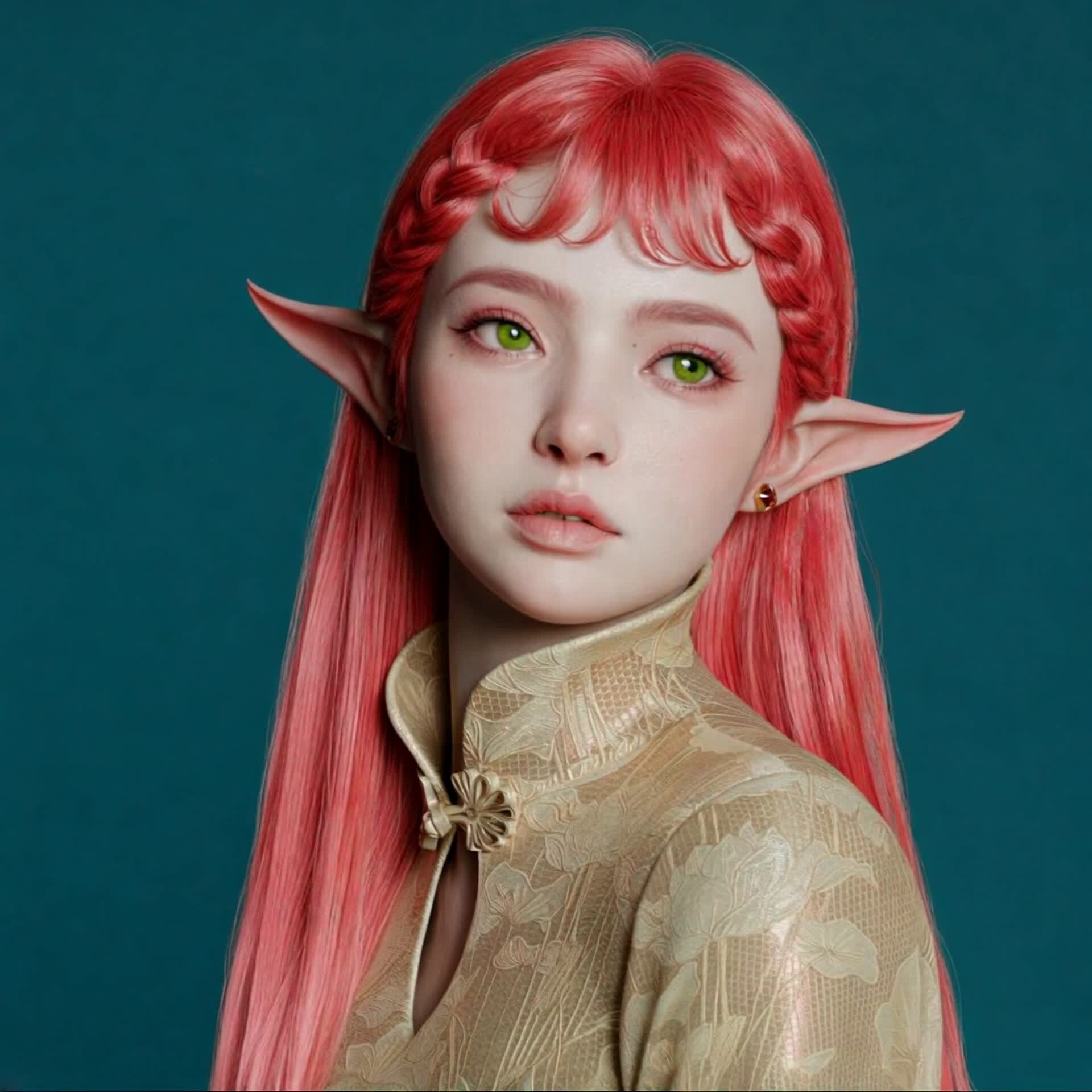 ArtStation - Elf Smile
