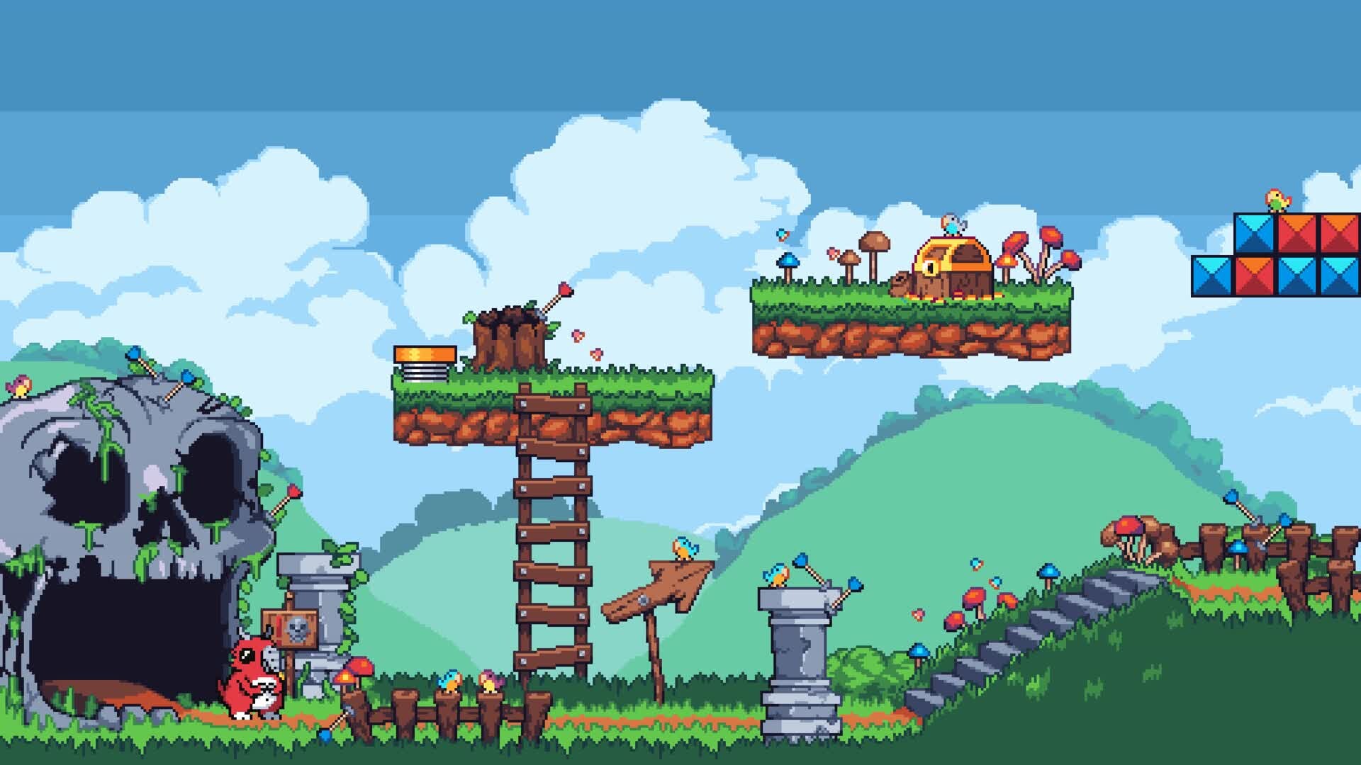 ArtStation - Platformer Mockup