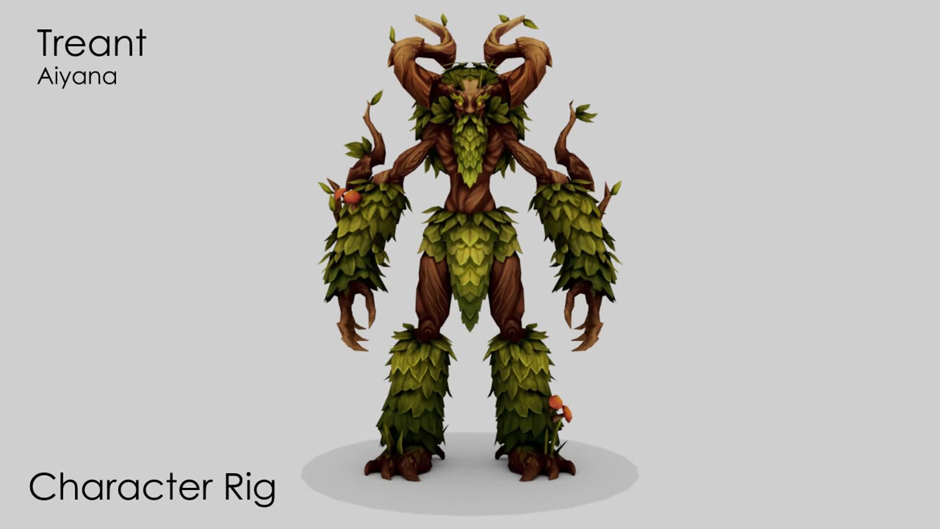 ArtStation - Treant - Full Character Rig / Character Animation
