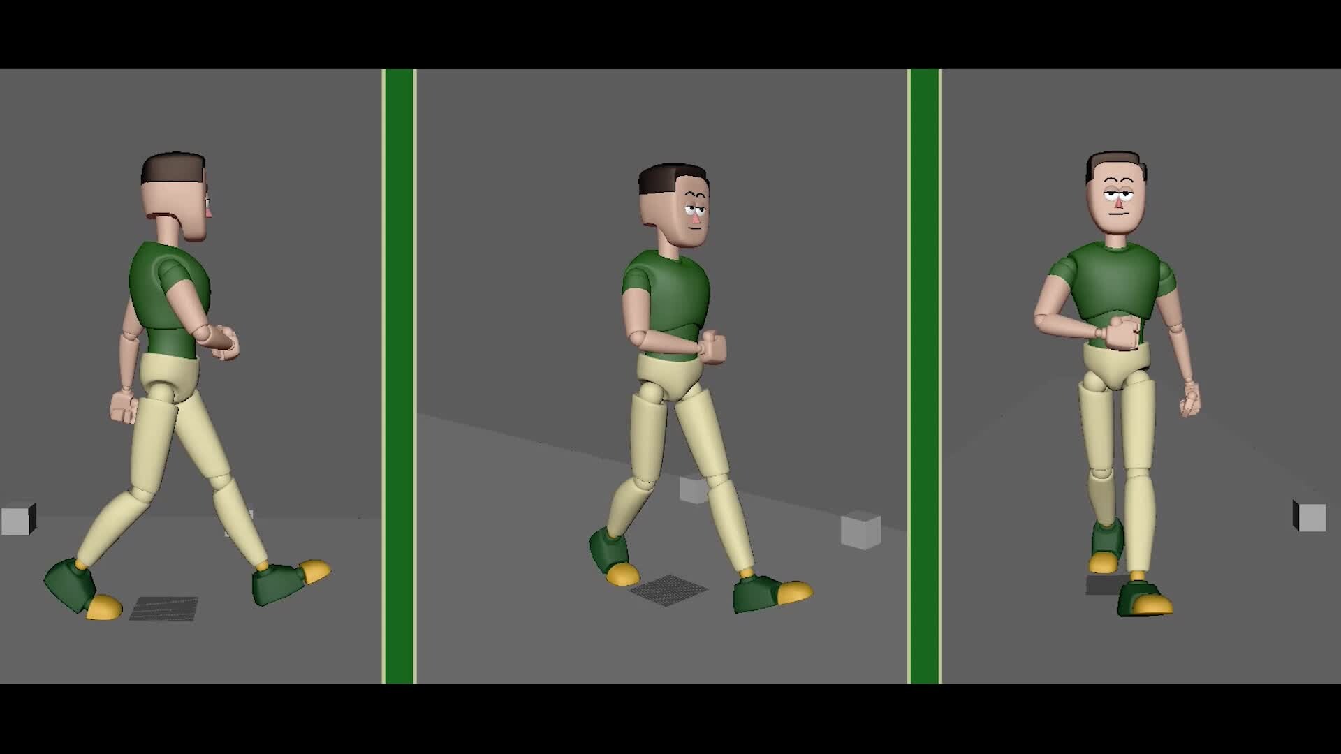 ArtStation - Walk cycle with emotion