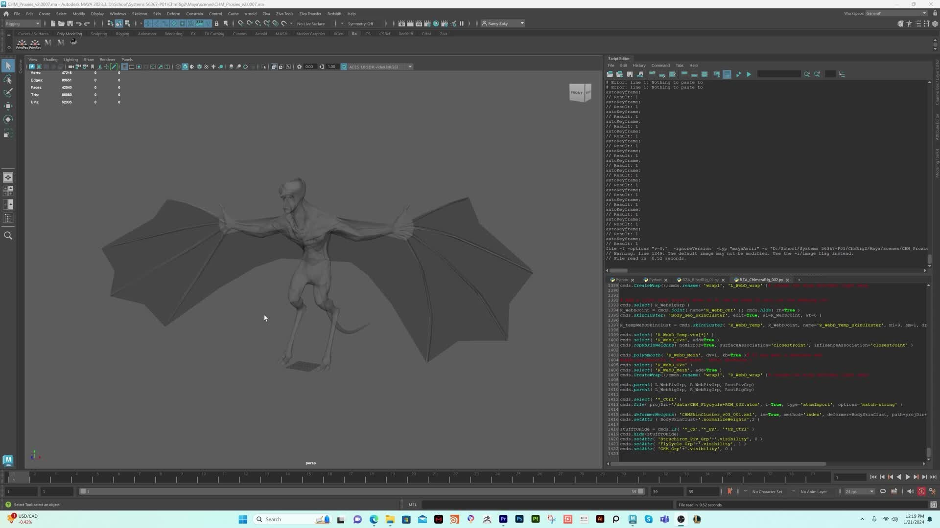 ArtStation - Creature Rigging in Maya