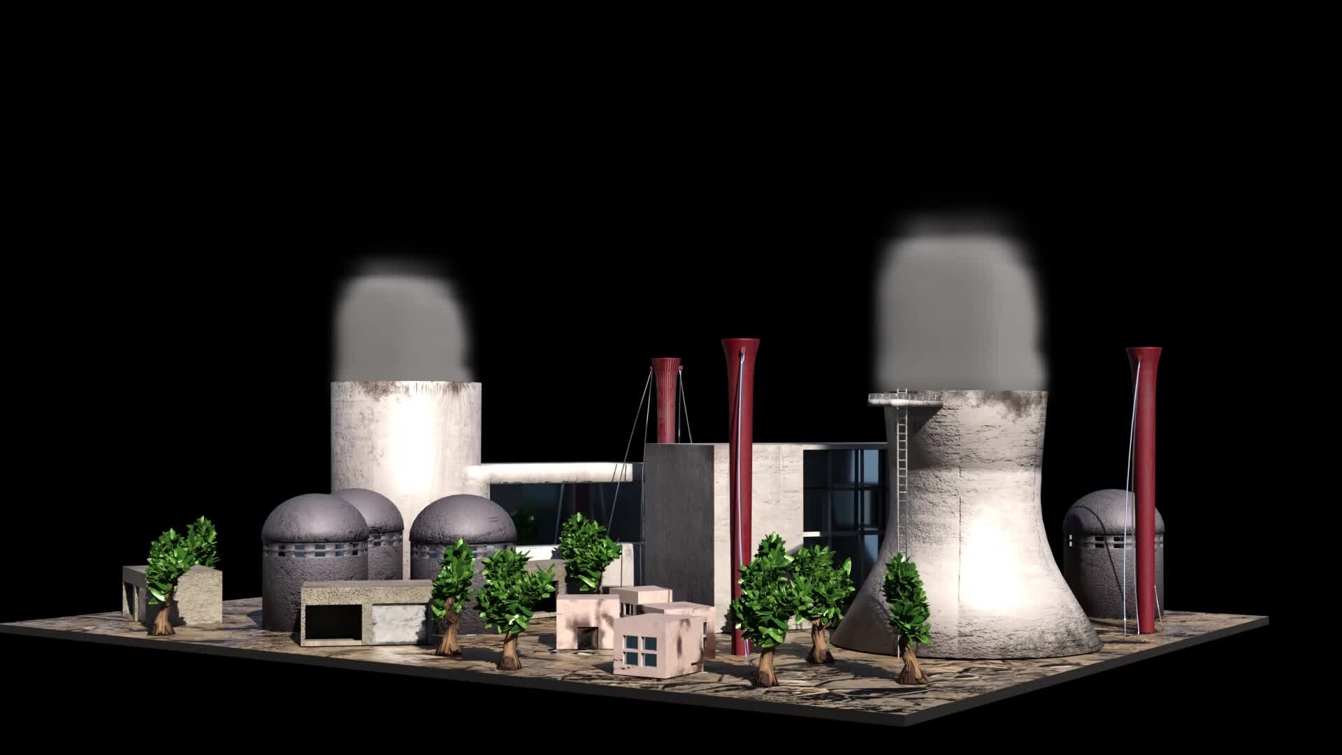 ArtStation - Nuclear Power Plant 3D Environment