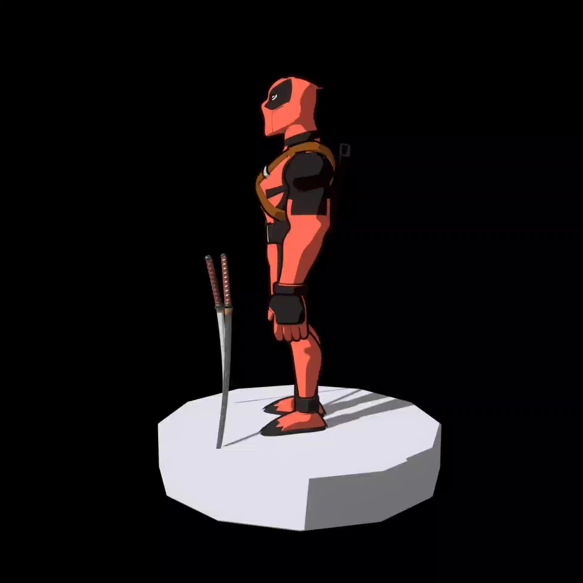 ArtStation - DEADPOOL LINE ART