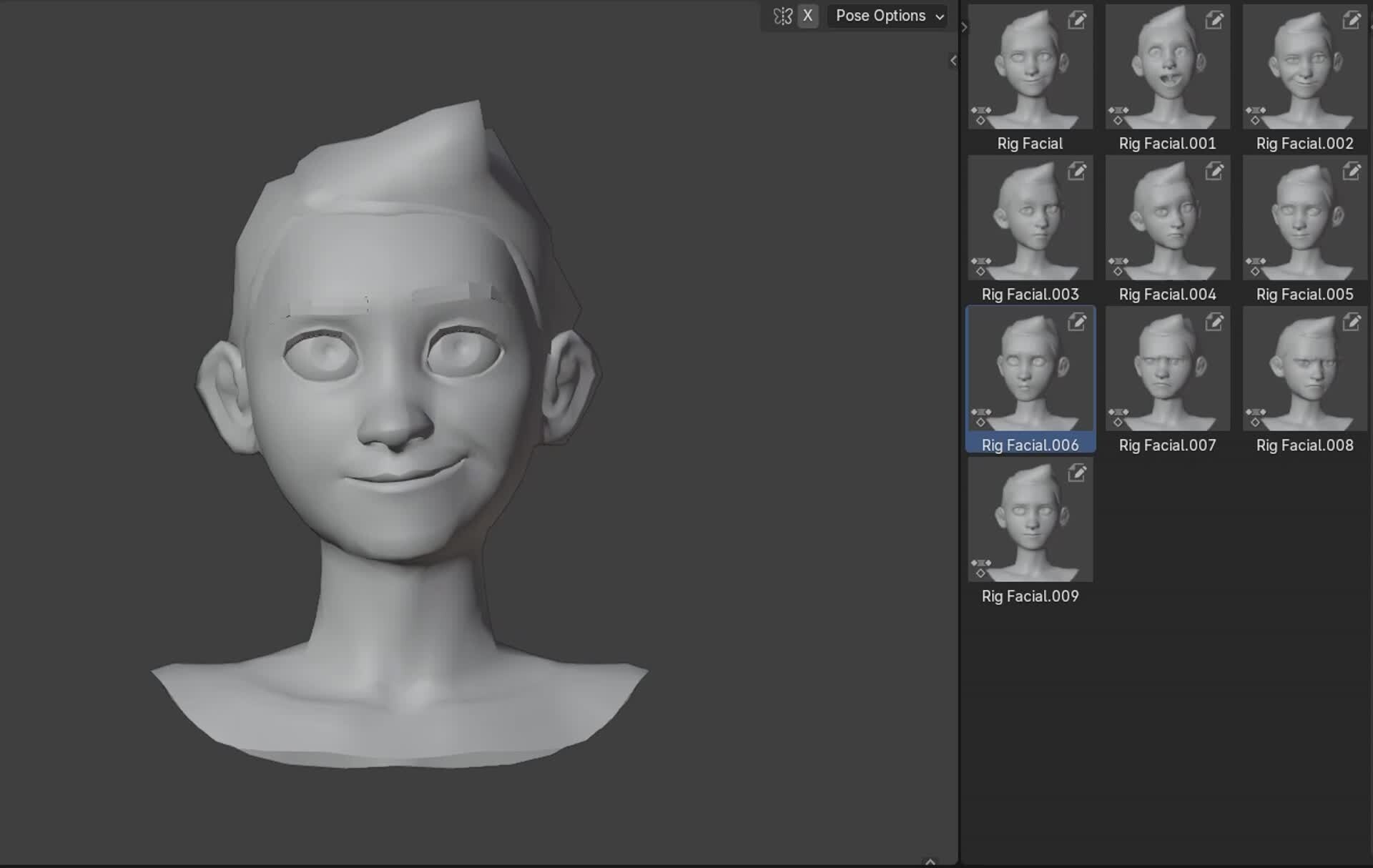 ArtStation - Face animations, Rigging, Assets library