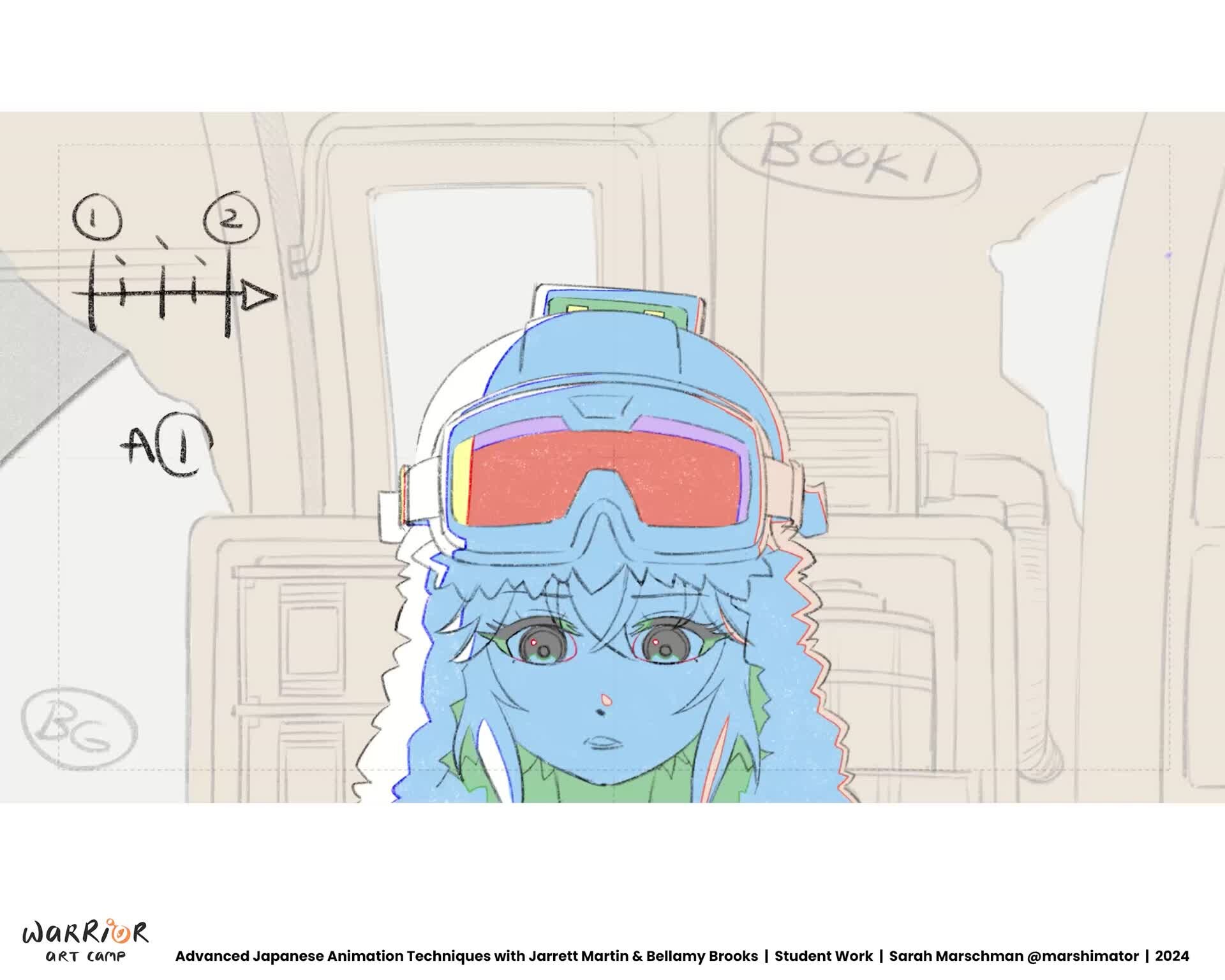 Warrior Art Camp - Sarah Marschman | Advanced Japanese Animation ...