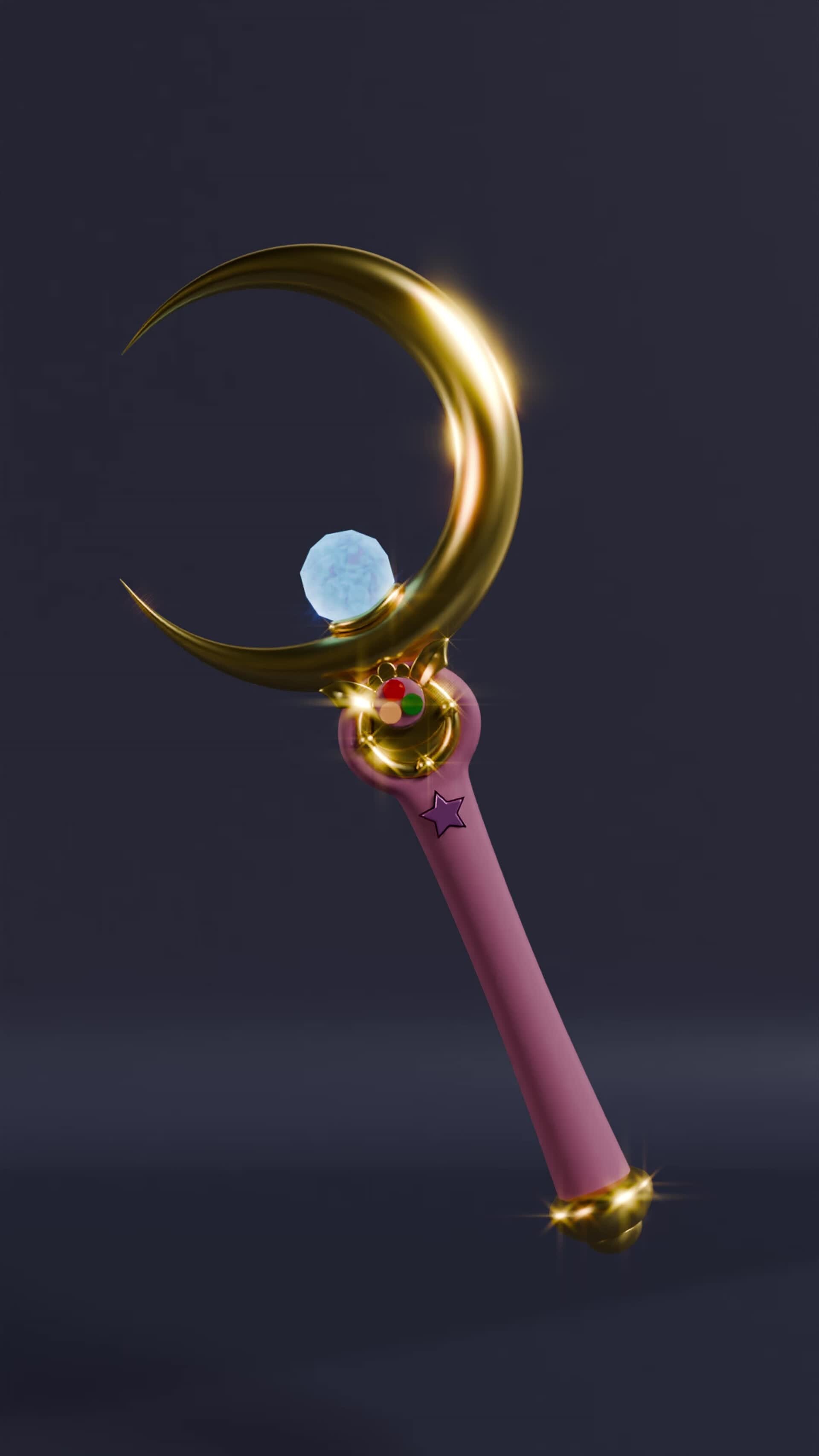 ArtStation - Sailor Moon Moon Stick