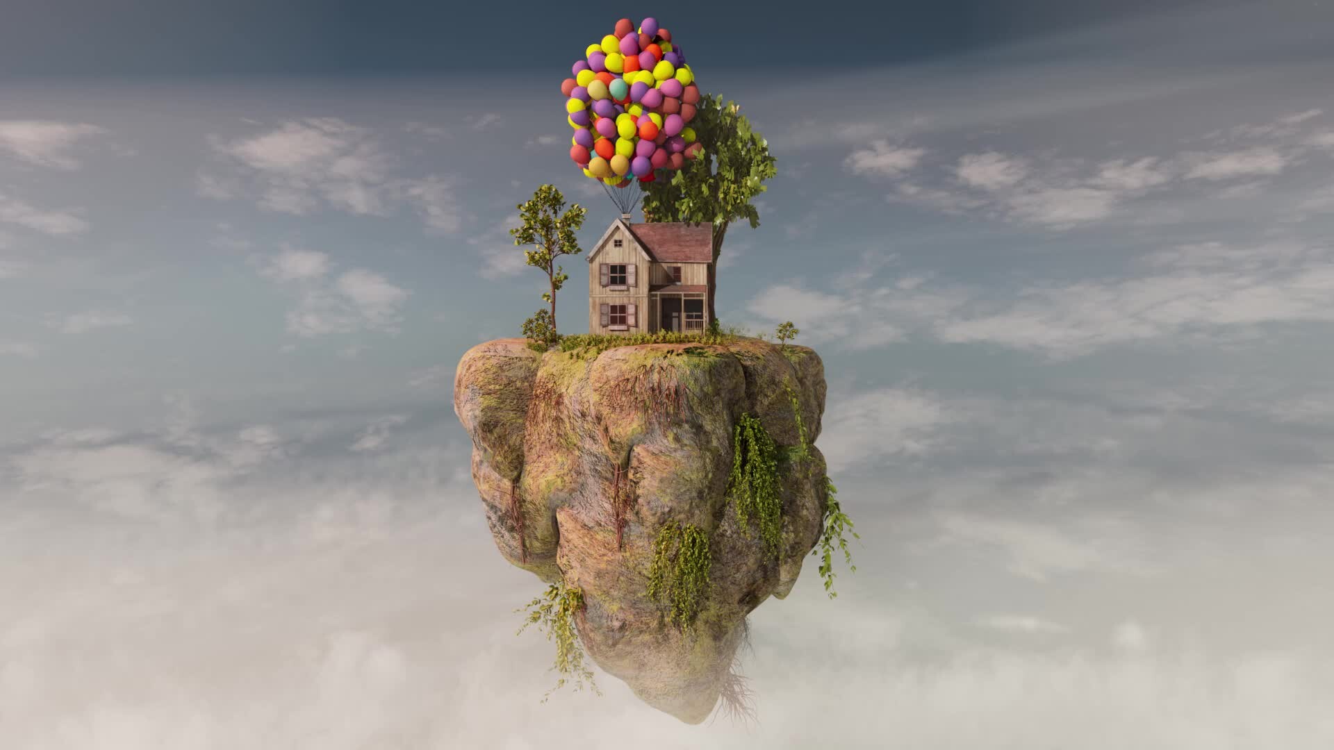 ArtStation - floating island