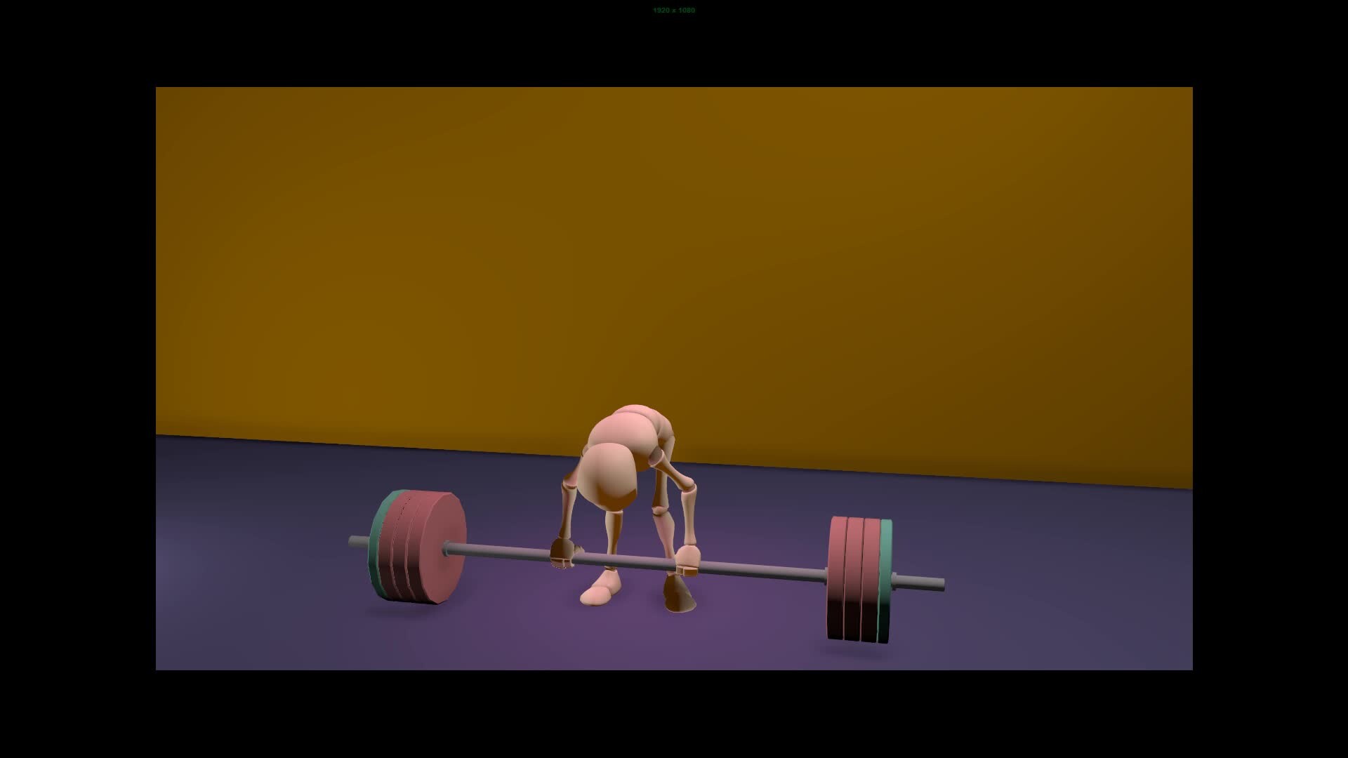ArtStation - Weight Lifting Animation
