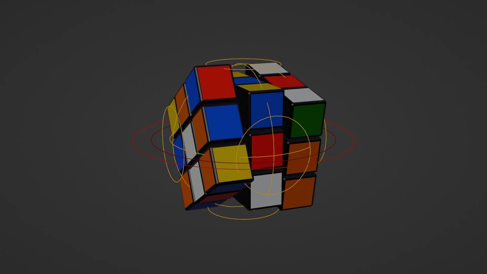 ArtStation - Rubik's Cube Rig