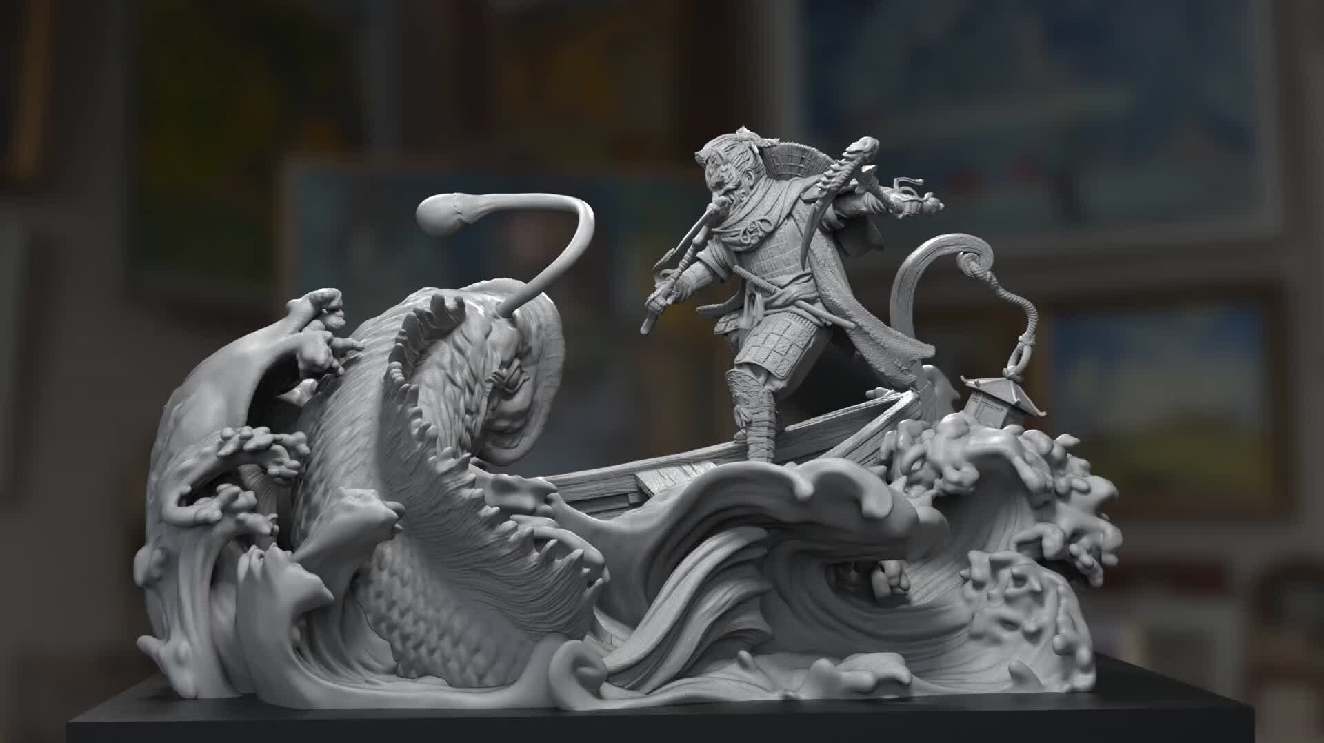 ArtStation - Tanuki - The Scourge of Osore