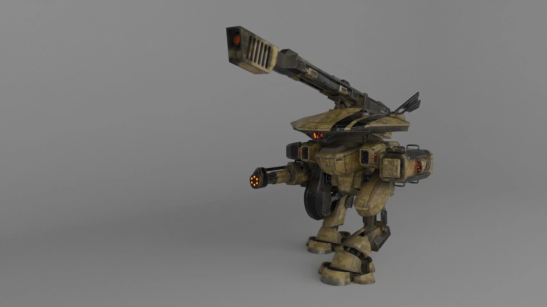 ArtStation - Mech Walk Cycle