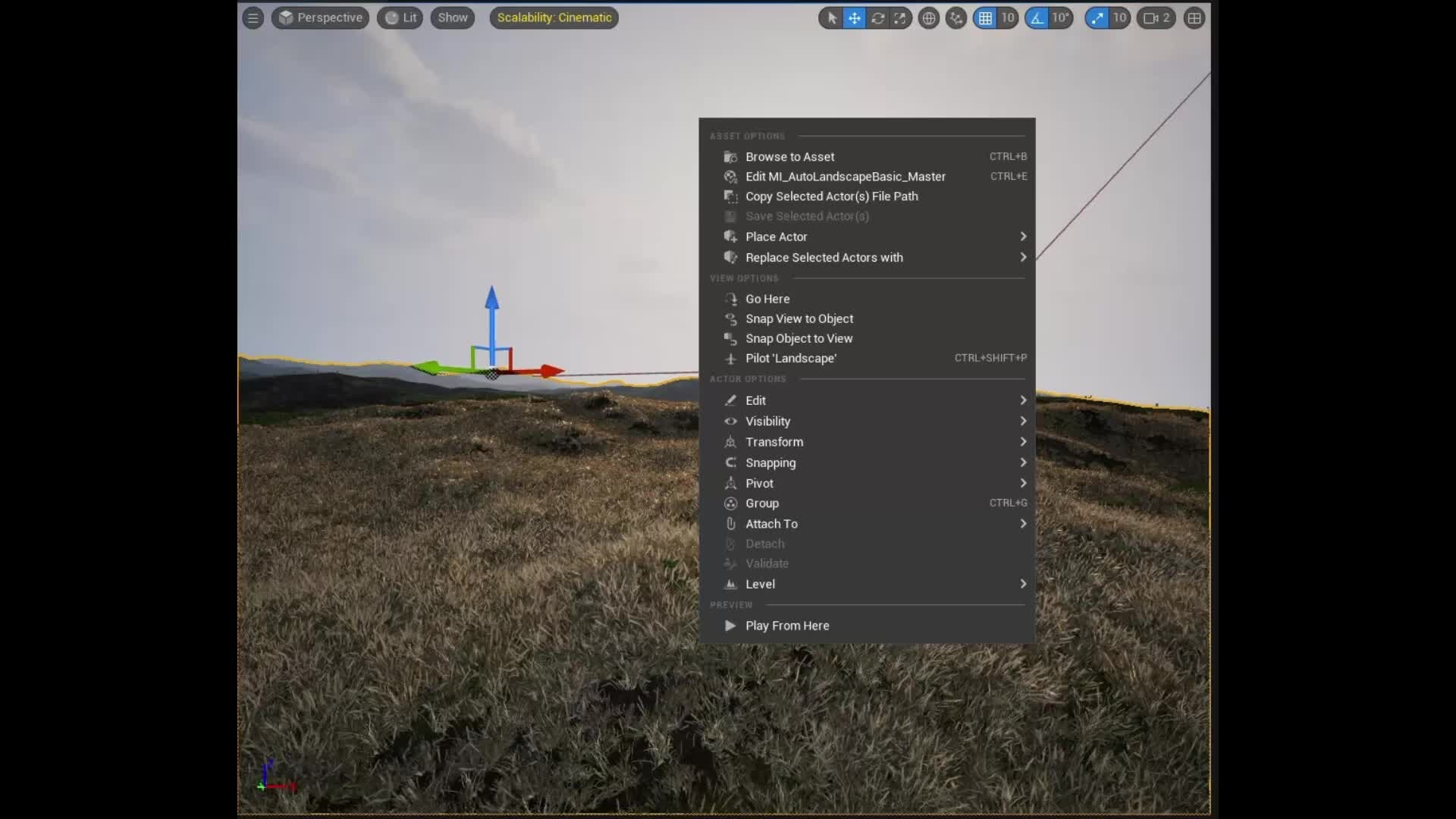 ArtStation - 3D Environment - Auto Landscape