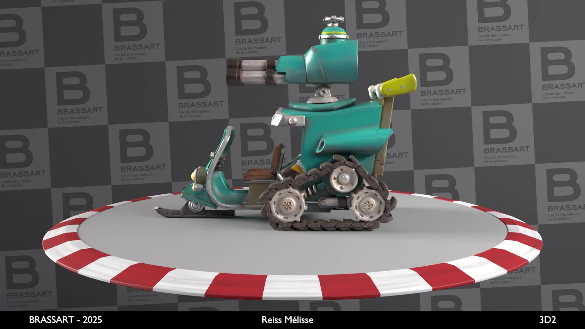 ArtStation - Video game Vespa-Tank