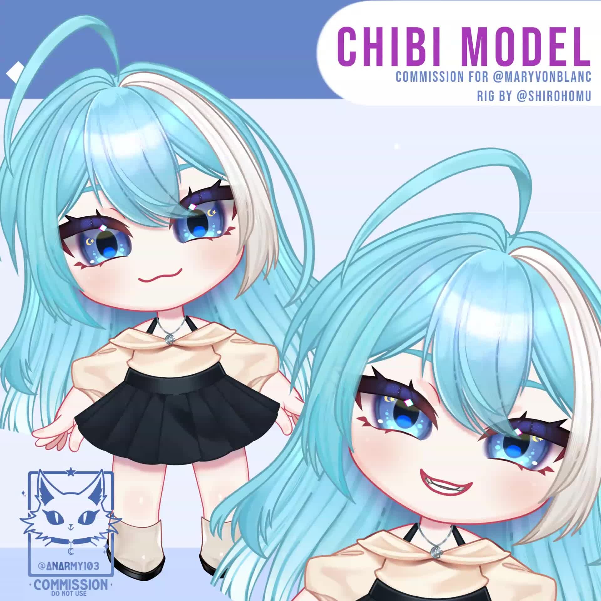 Shiro Homu - Mary Von Blanc Chibi Model Rig