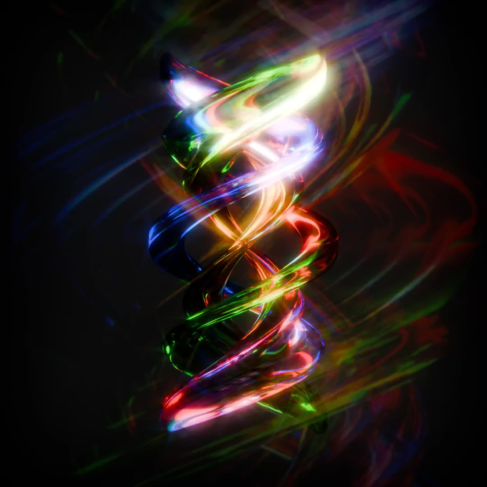 Ben Luke Parsons - Abstract Glass Torus Art-Blender Practise