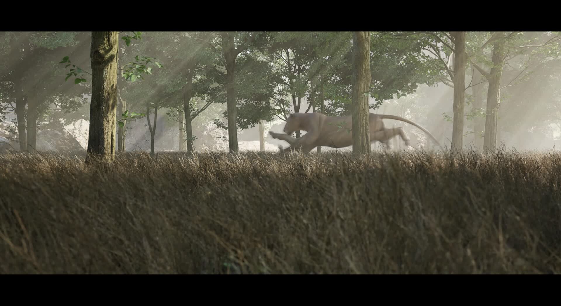 ArtStation - LION_RUN_ANIMATION