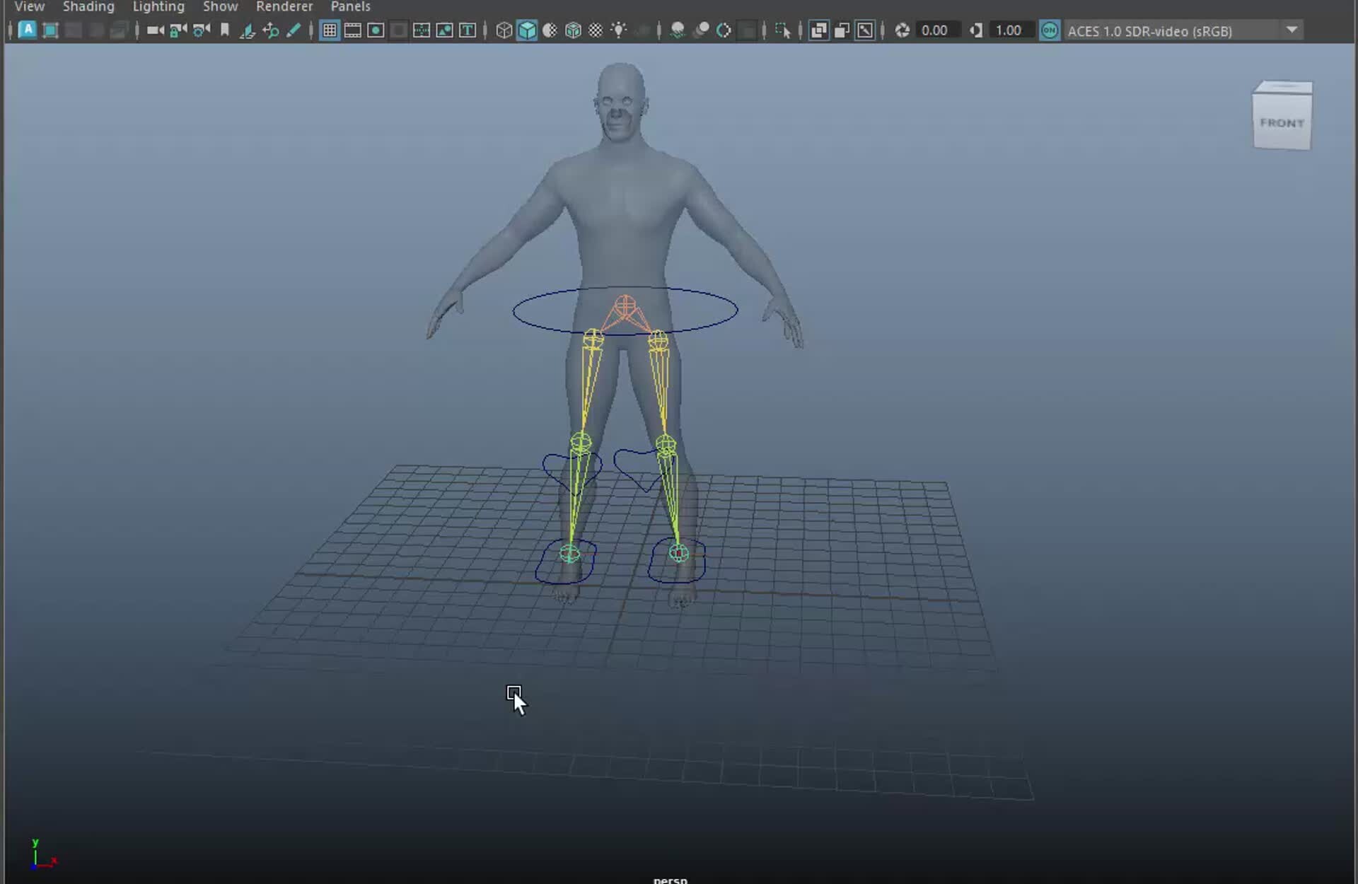 ArtStation - leg rigging