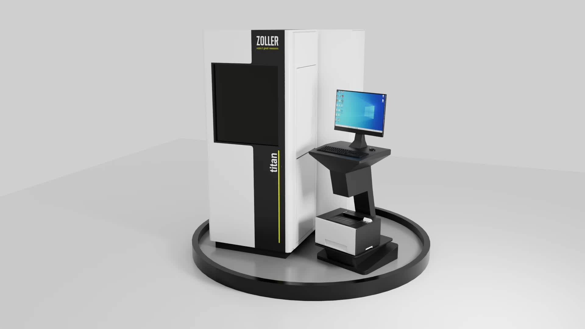 ArtStation - High End Inspection and Measuring Machine »titan« 3D Model