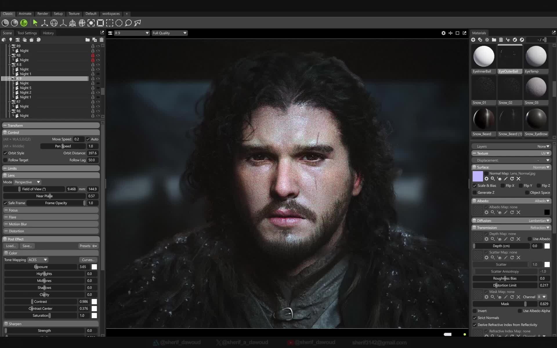 ArtStation - Jon Snow, Likeness Sculpture