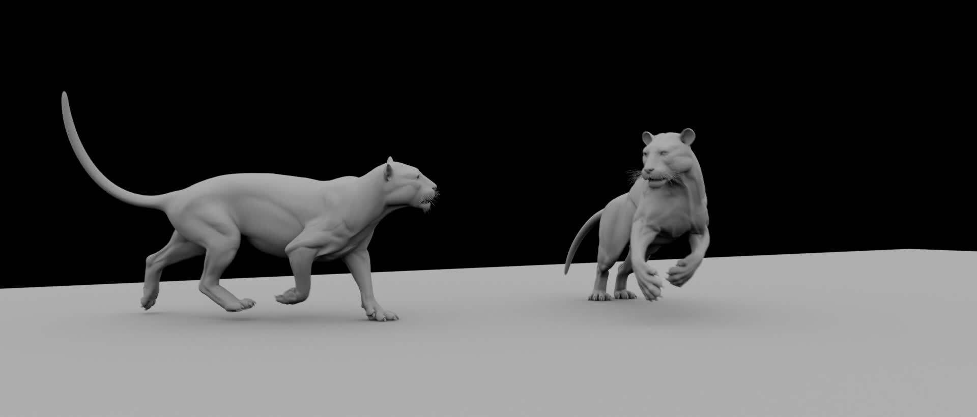 ArtStation - Tiger fight
