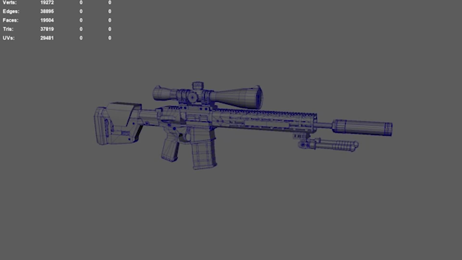 ArtStation - Low_Poly_Gun