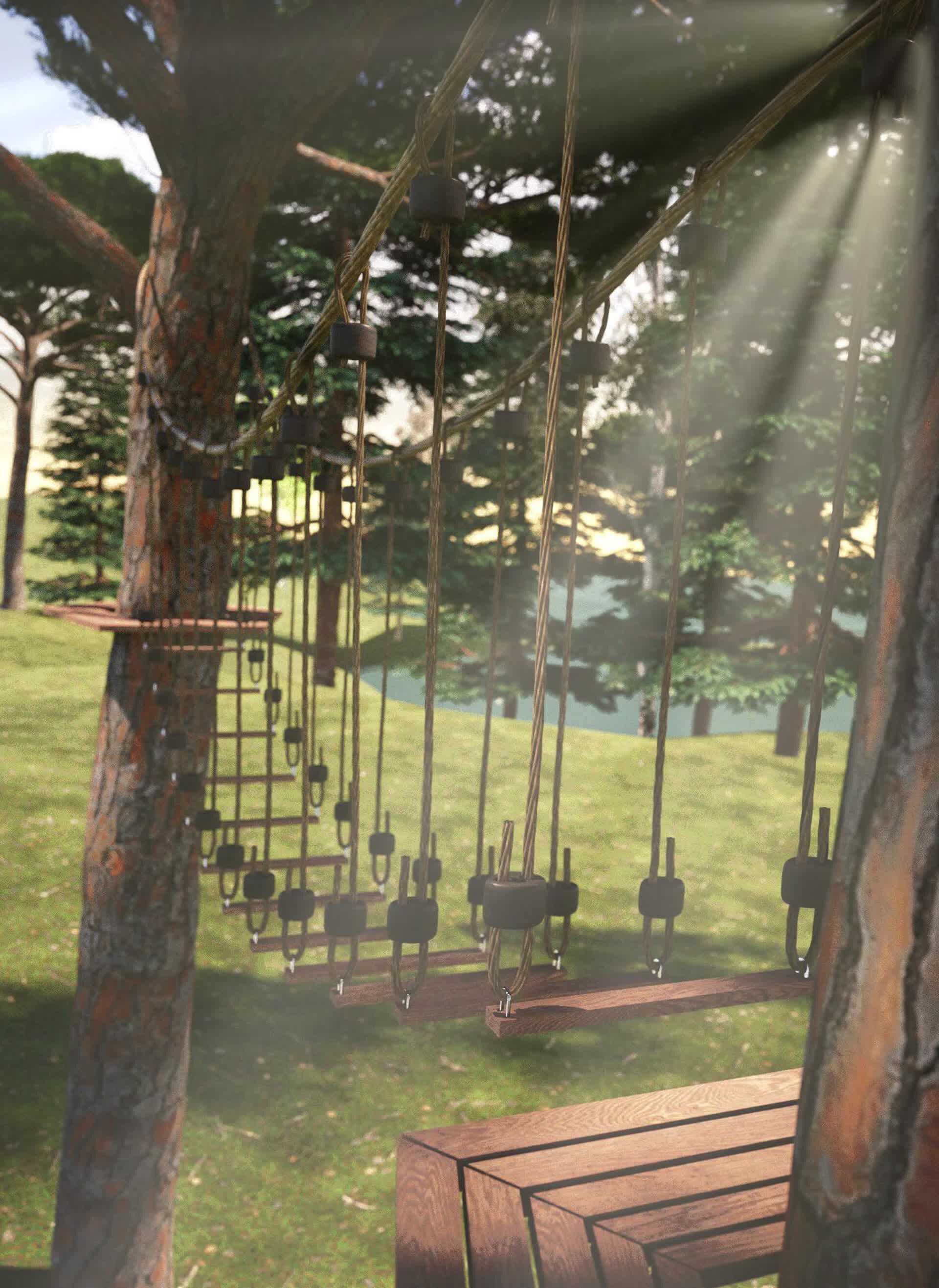 ArtStation - High rope course