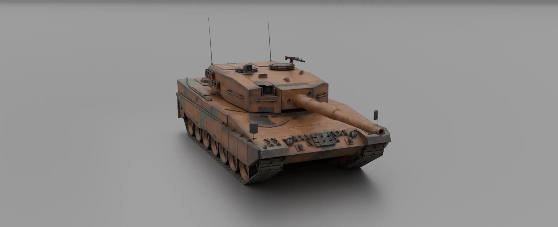 ArtStation - Leopard 2A4 TSK Desert Camo